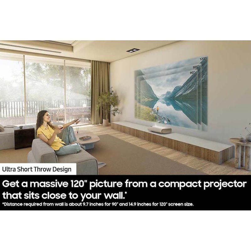 Samsung 120" Class The Premiere LPU7D 4K Smart Laser Projector | P.C ...