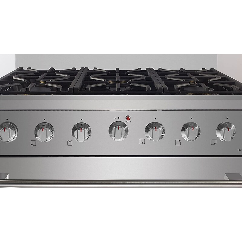 NXR 36 in. 5.5 cu. ft. Standard Convection Gas Range with 6 Sealed ...