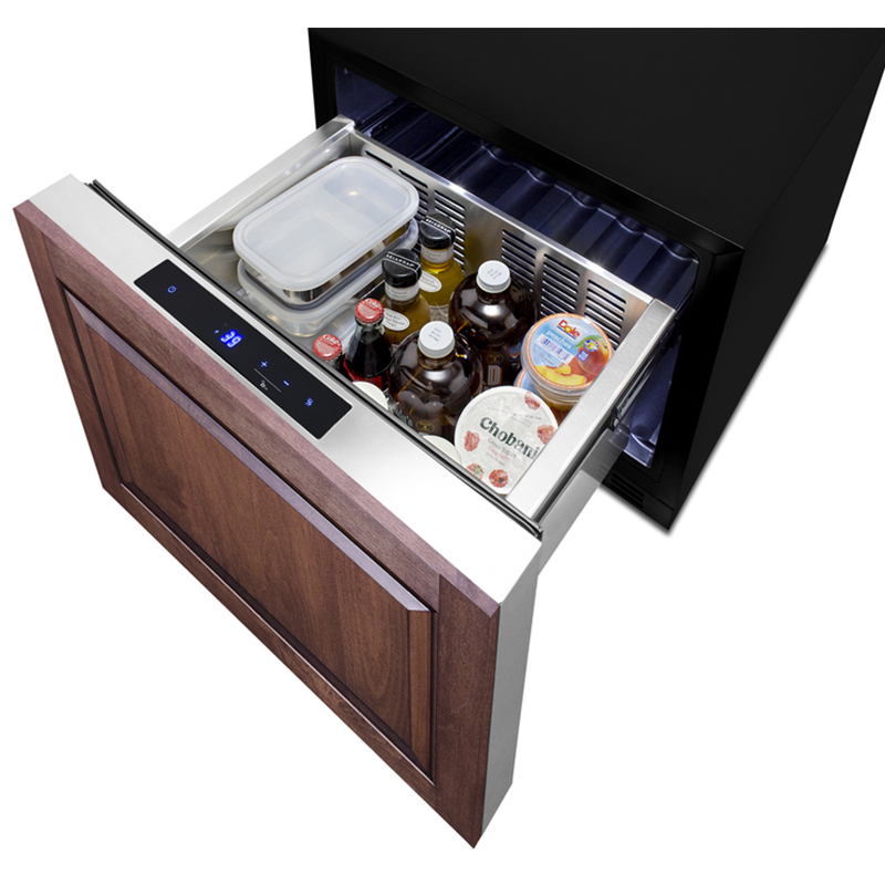 Summit 22 in. 1.6 cu. ft. Outdoor Single Refrigerator Drawer ...