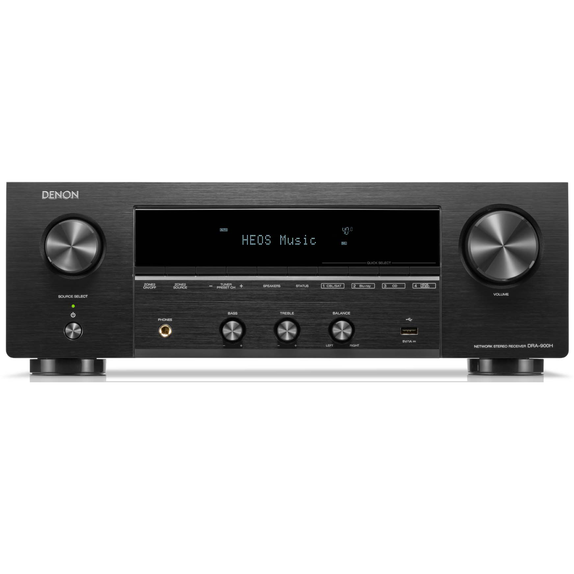 Denon 2.2 Ch. 100W 8K AV Receiver with Built-In HEOS - Black | P.C ...