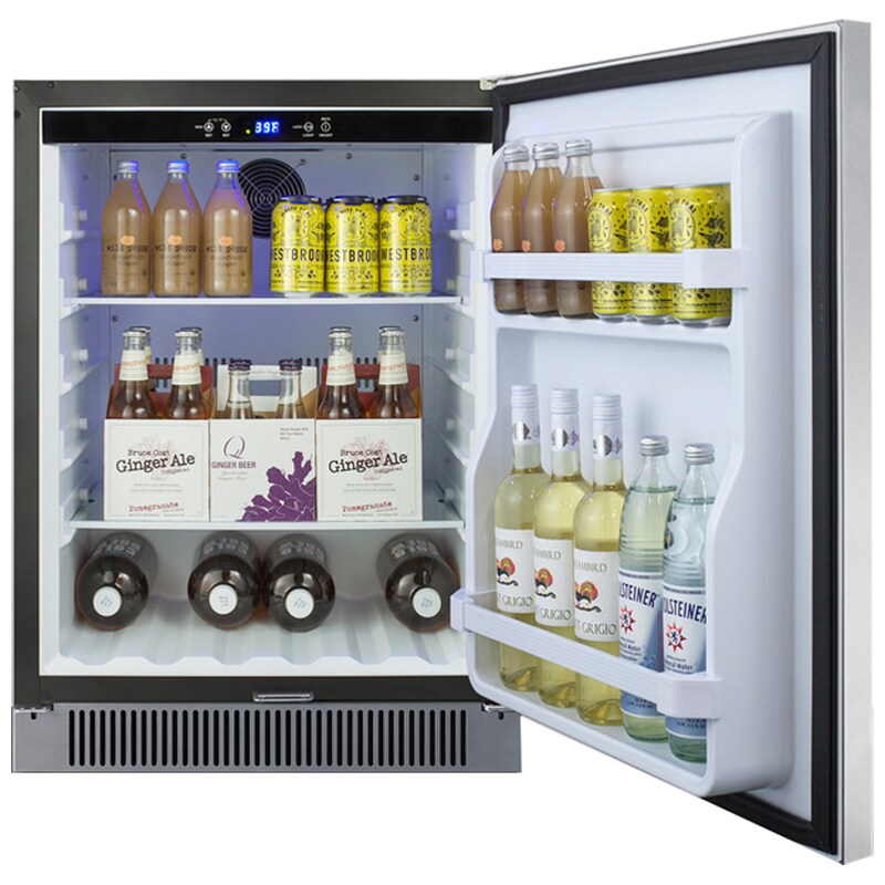 Summit 24 in. 4.6 cu. ft. Outdoor Mini Fridge - Stainless Steel | P.C ...