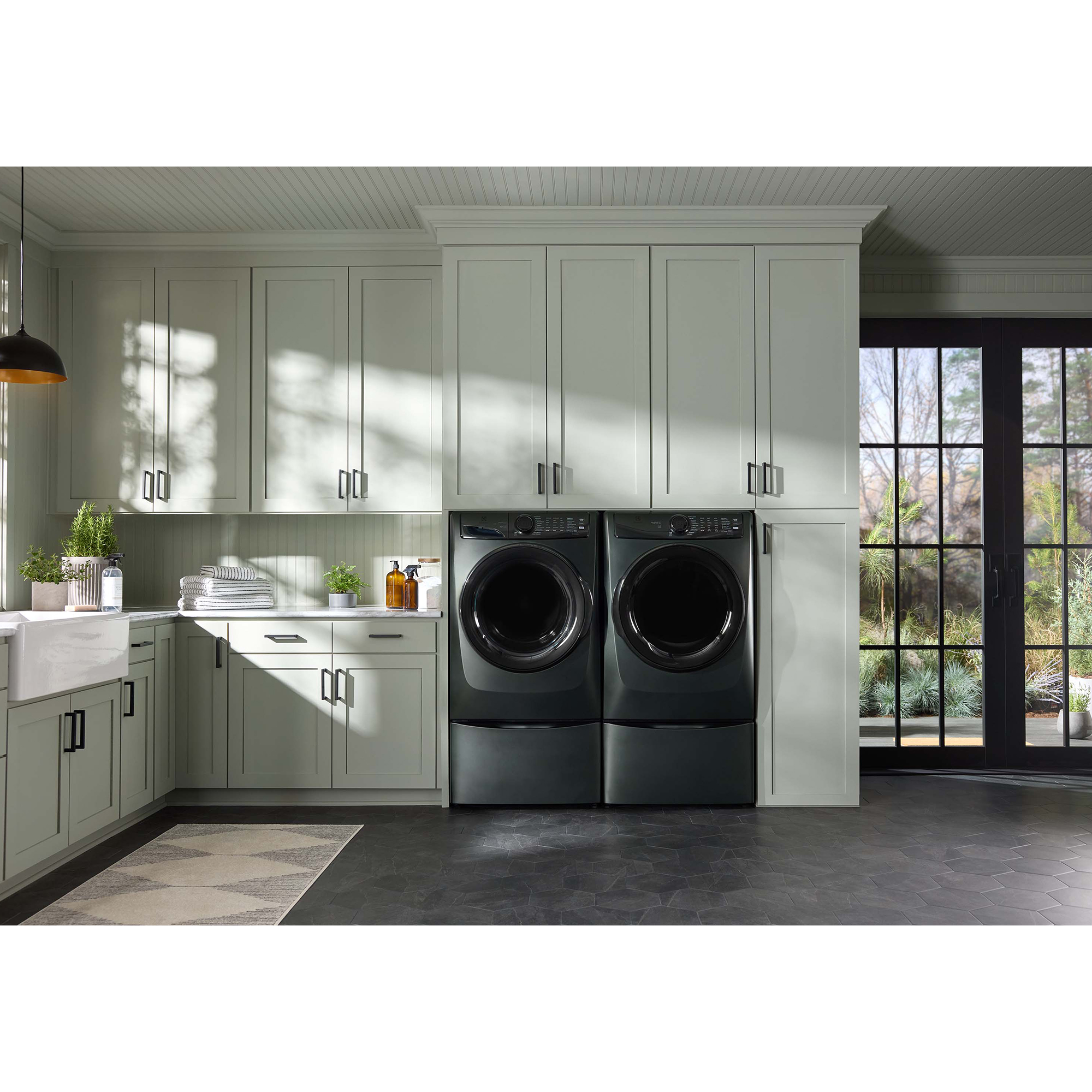 Electrolux 27 in. 4.5 cu. ft. Stackable Front Load Washer with LuxCare ...