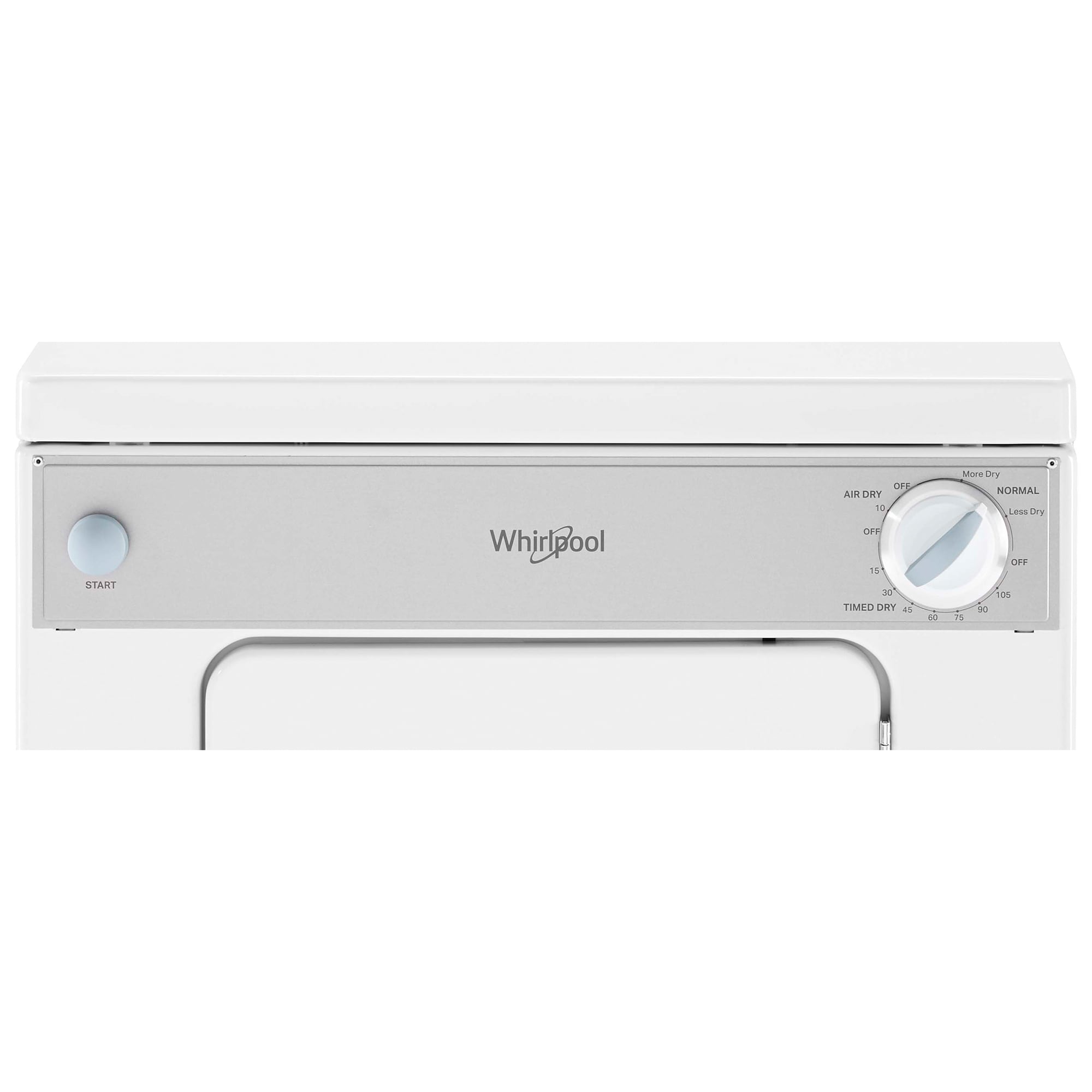 Whirlpool 24 in. 3.4 cu. ft. Stackable Compact Electric Dryer with ...