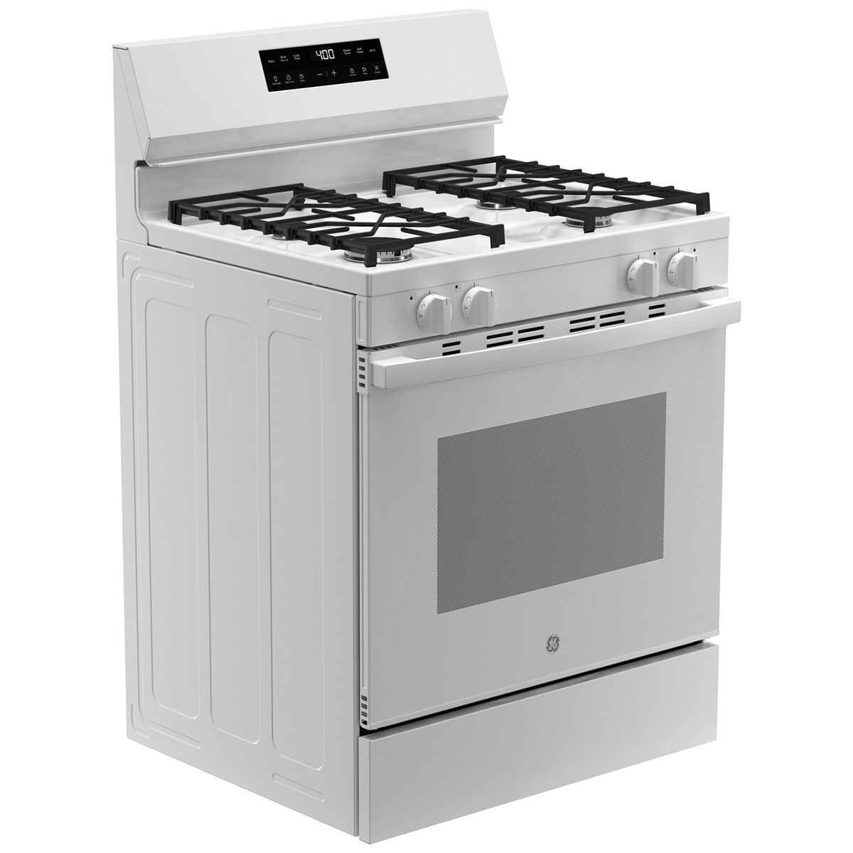 GE 400 Series 30 in. 5.3 cu. ft. Smart Gas Range with 4 Sealed Burners ...
