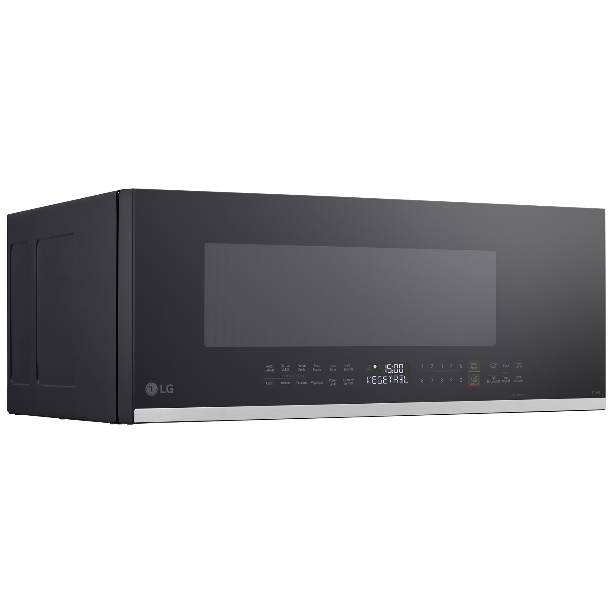 LG 30 in. 1.3 cu. ft. 1000W Low Profile Smart Over-the-Range Microwave ...