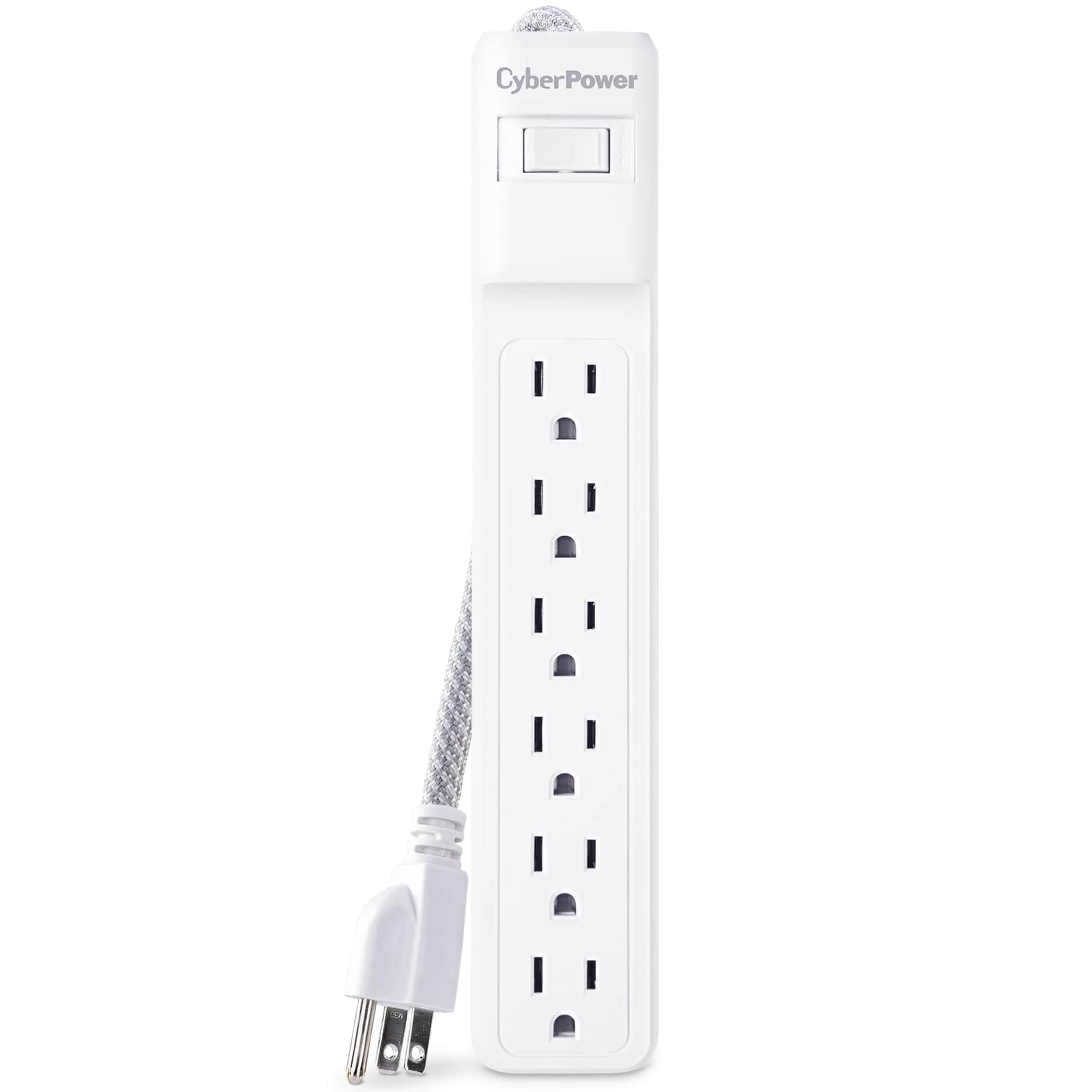 CyberPower Essential Surge Protectors - White | P.C. Richard & Son