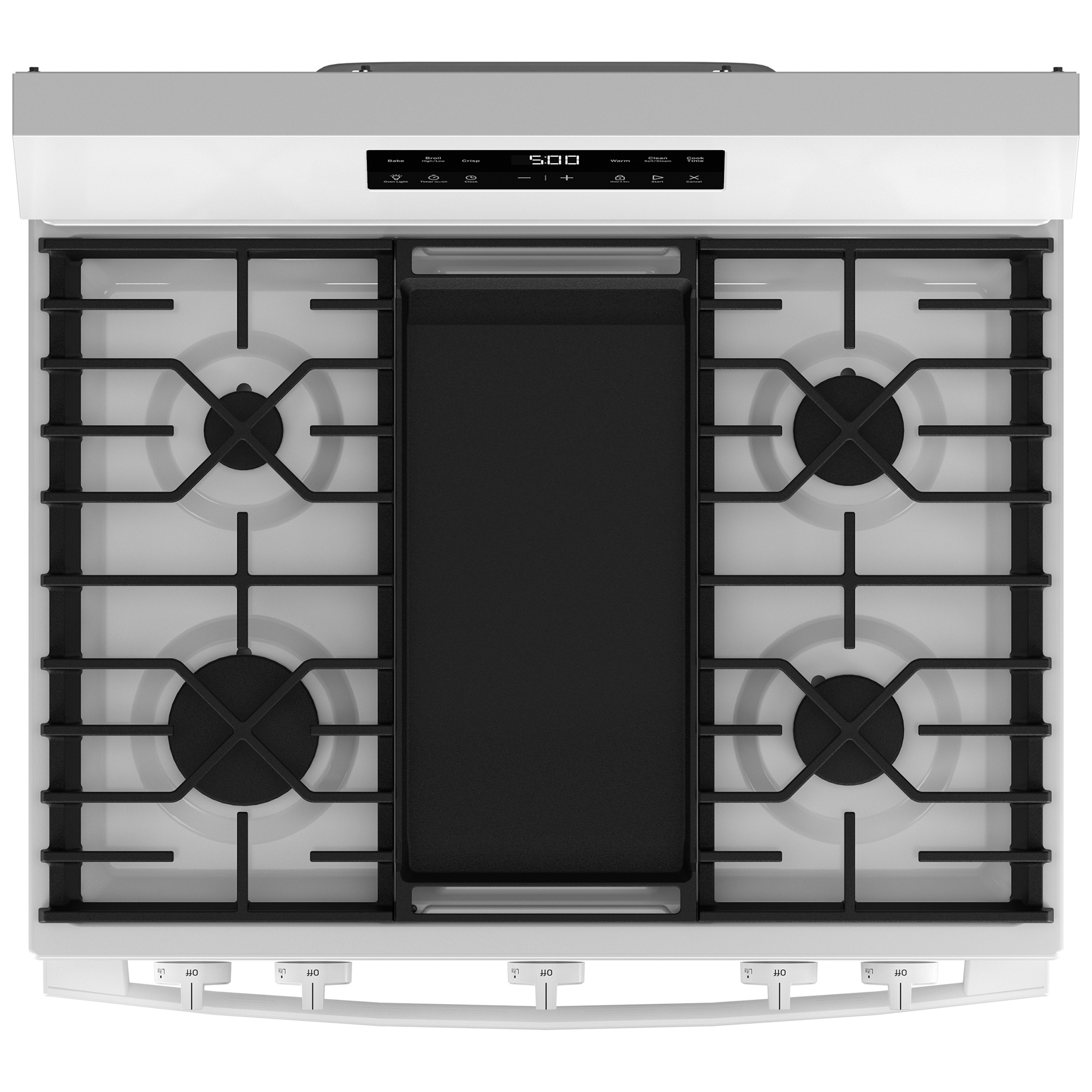 GE 500 Series 30 in. 5.3 cu. ft. Gas Range with 5 Sealed Burners ...