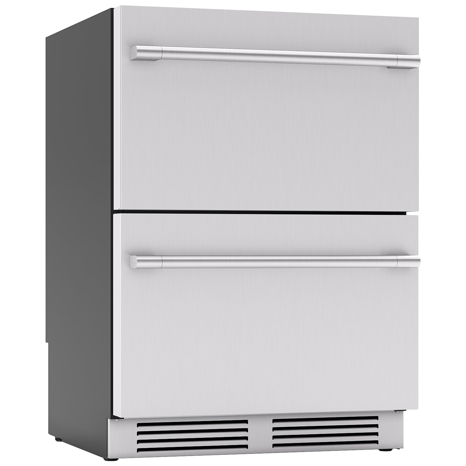 Zephyr 24 in. 5.1 cu. ft. Double Refrigerator Drawers - Stainless Steel ...