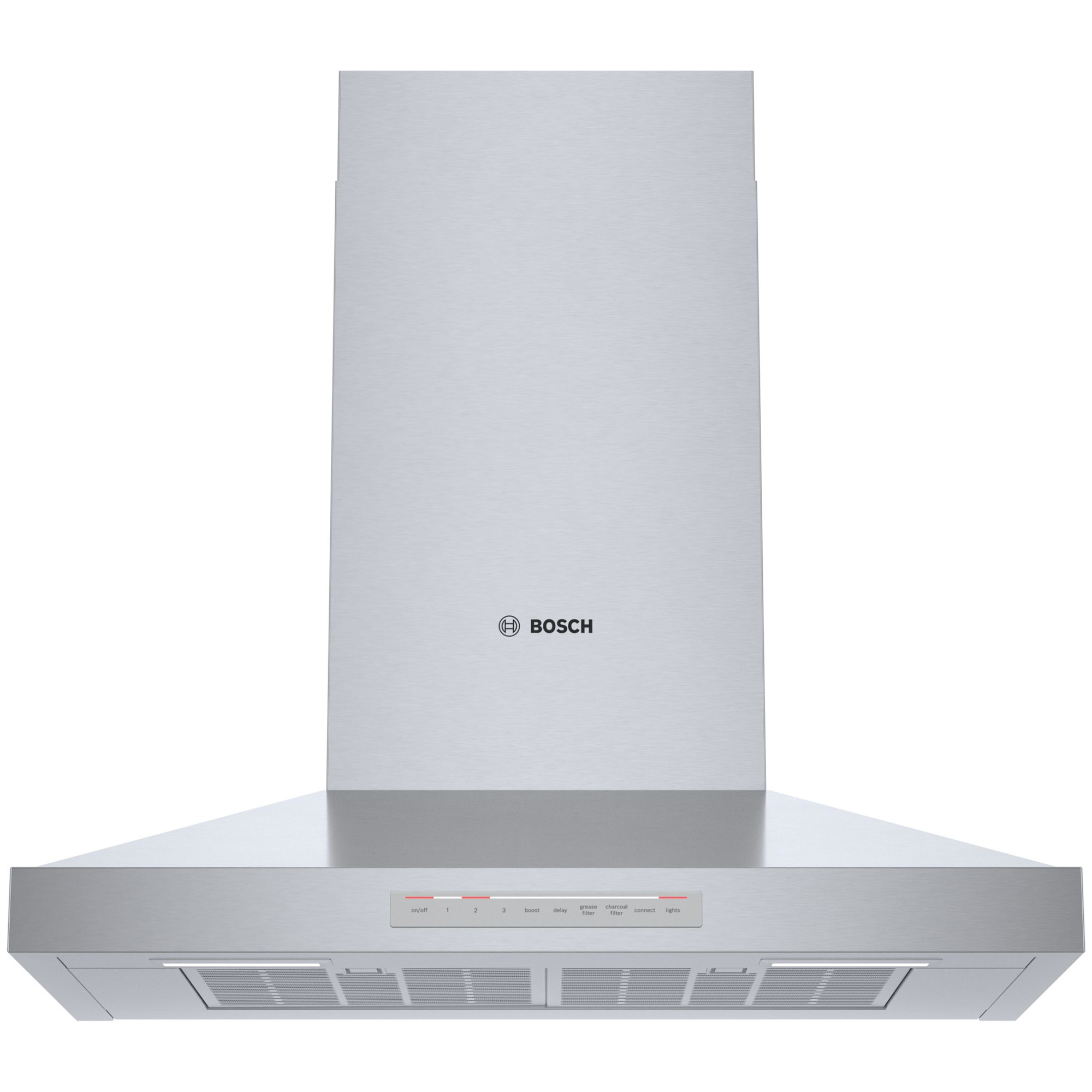 Bosch 500 Series 30 in. Smart Convertible Chimney Style Range Hood with ...