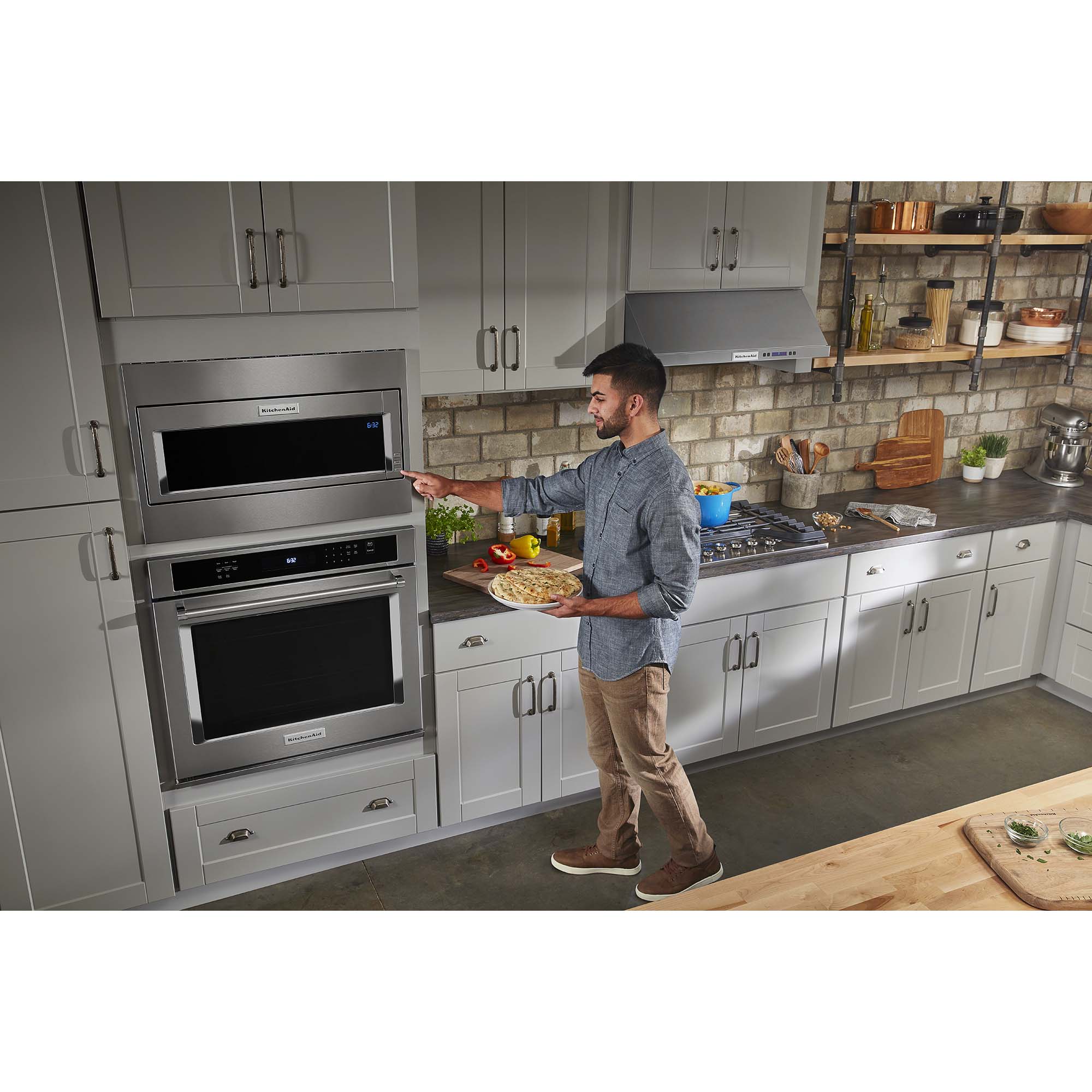 KitchenAid 30 in. Convertible Standard Style Range Hood with 585 CFM, 4 ...