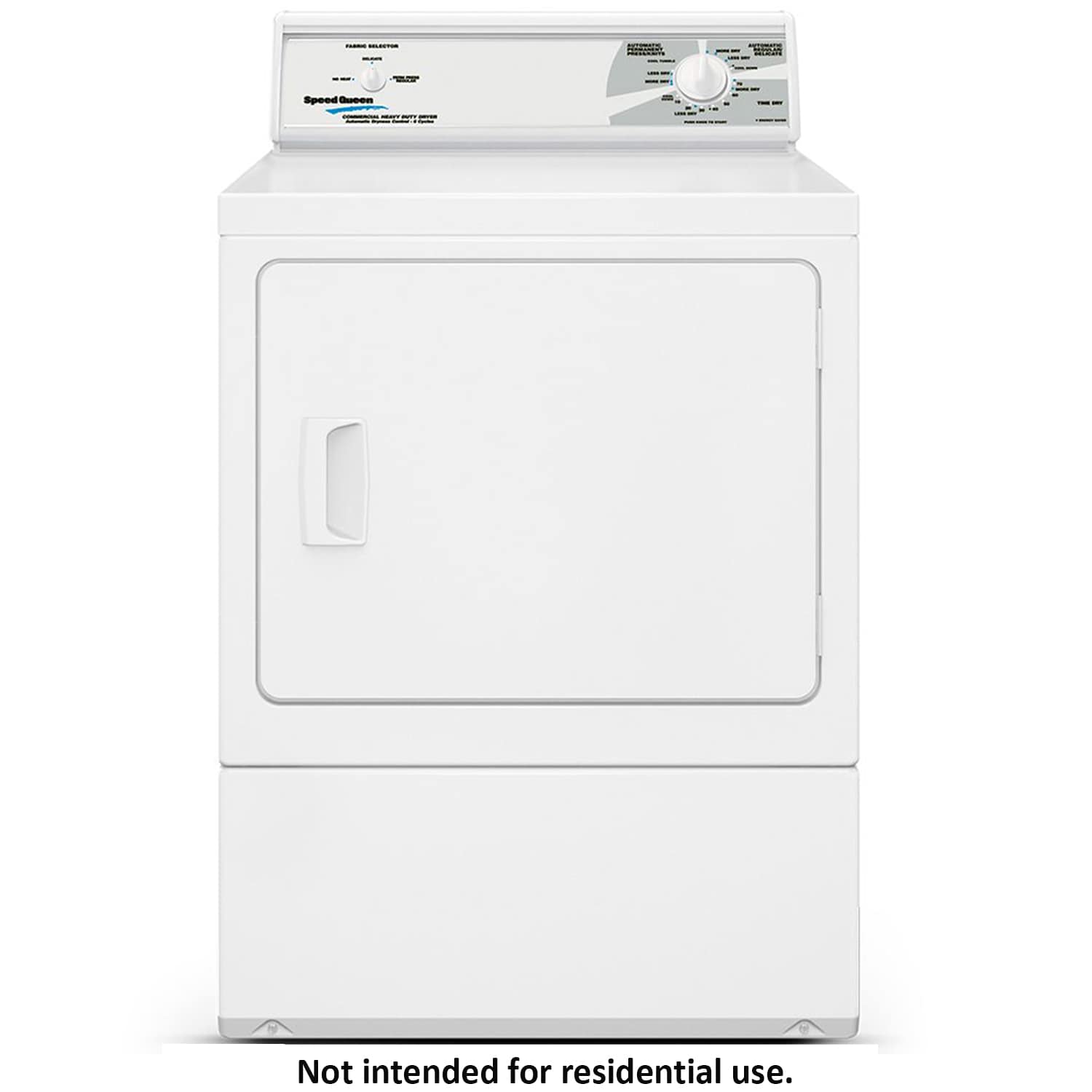 Speed Queen DV2 27 in. 7.0 cu. ft. Commercial Electric Dryer - White ...