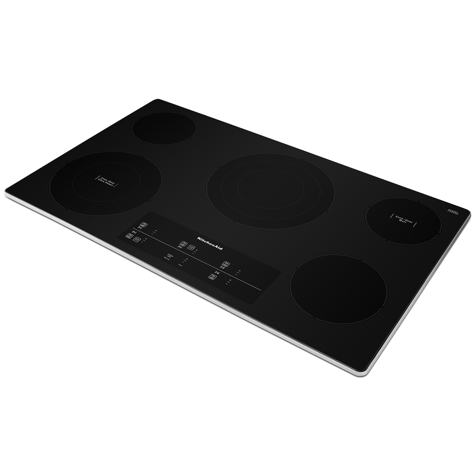 KitchenAid 36 in. 5-Burner Electric Cooktop with Simmer Burner & Power ...