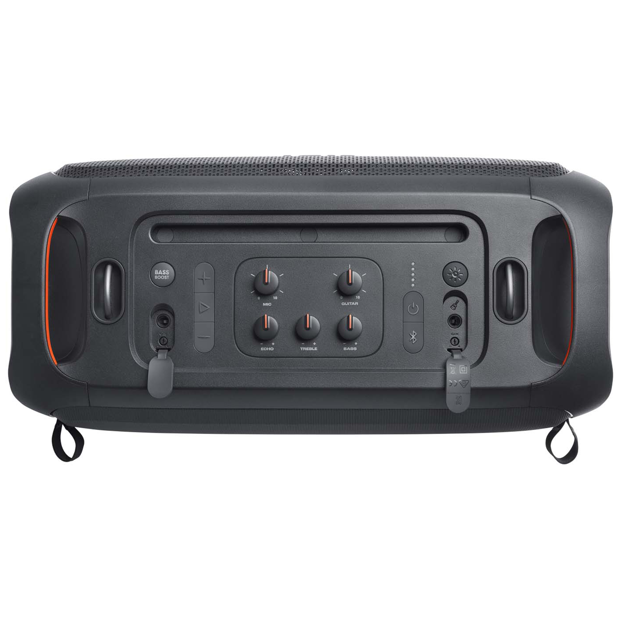 JBL Partybox On-The-Go Essential Rechargeable Splashproof Bluetooth ...