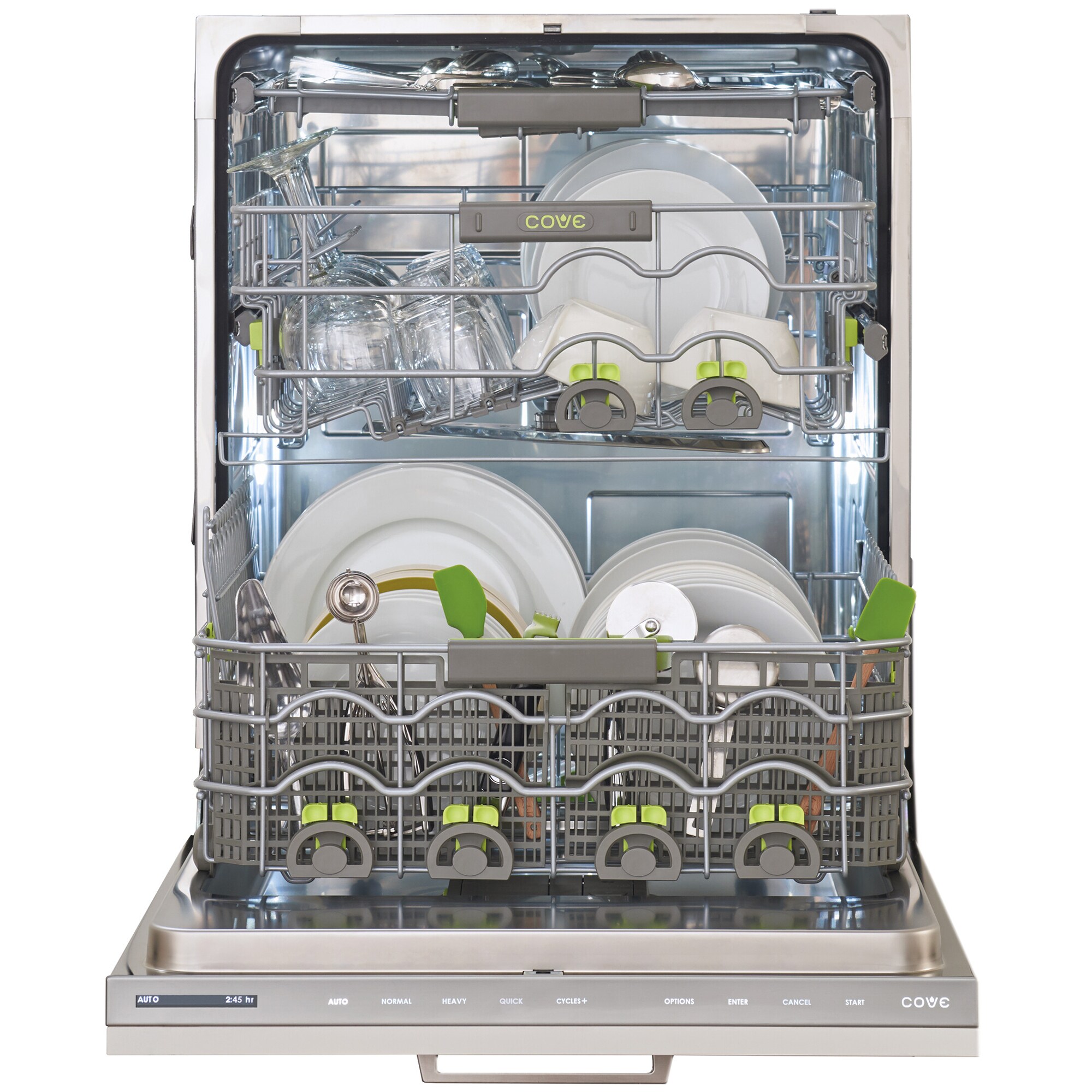 Cove 24 in. Top Control Smart Dishwasher with 41 dBa Sound Level & 3rd ...