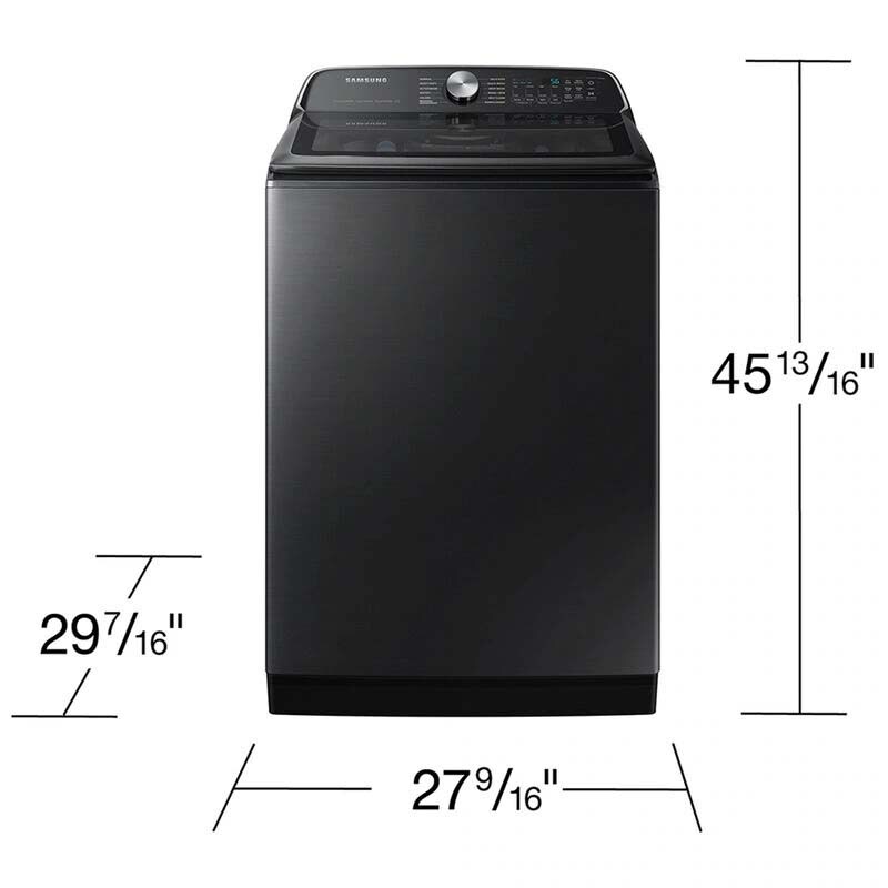 Samsung 27 in. 5.5 cu. ft. Smart Top Load Washer with Super Speed Wash ...