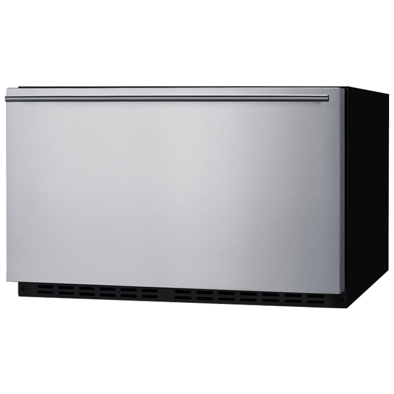 Summit 30 in. 2.5 cu. ft. Single Refrigerator Drawer - Stainless Steel ...