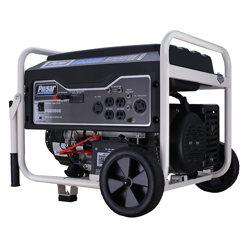 Pulsar 6,580 WATT 4 Cycle Gas Engine Generator With Electric Push Start ...