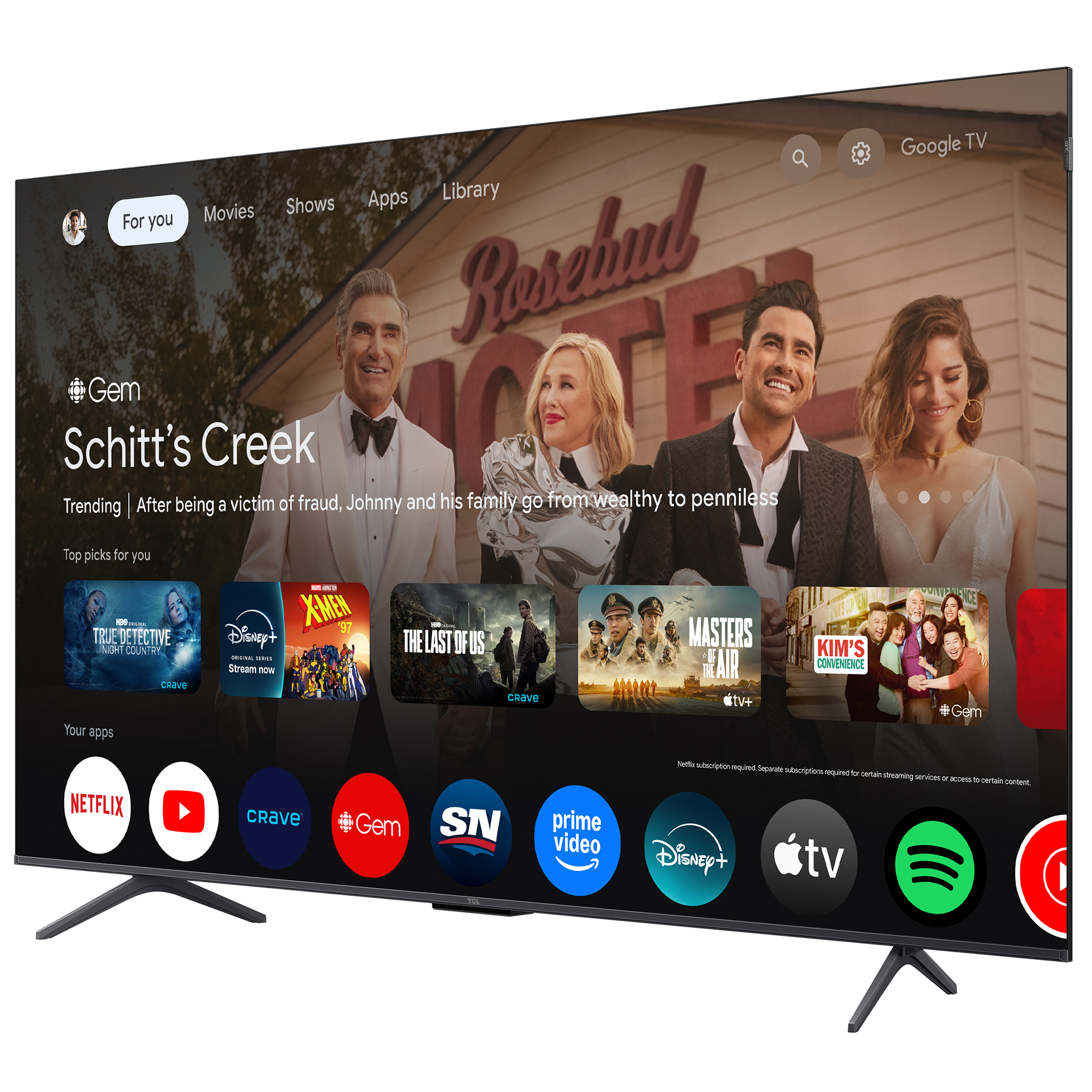 TCL - 55" Class Q-Series QLED 4K UHD Smart Google TV | P.C. Richard & Son