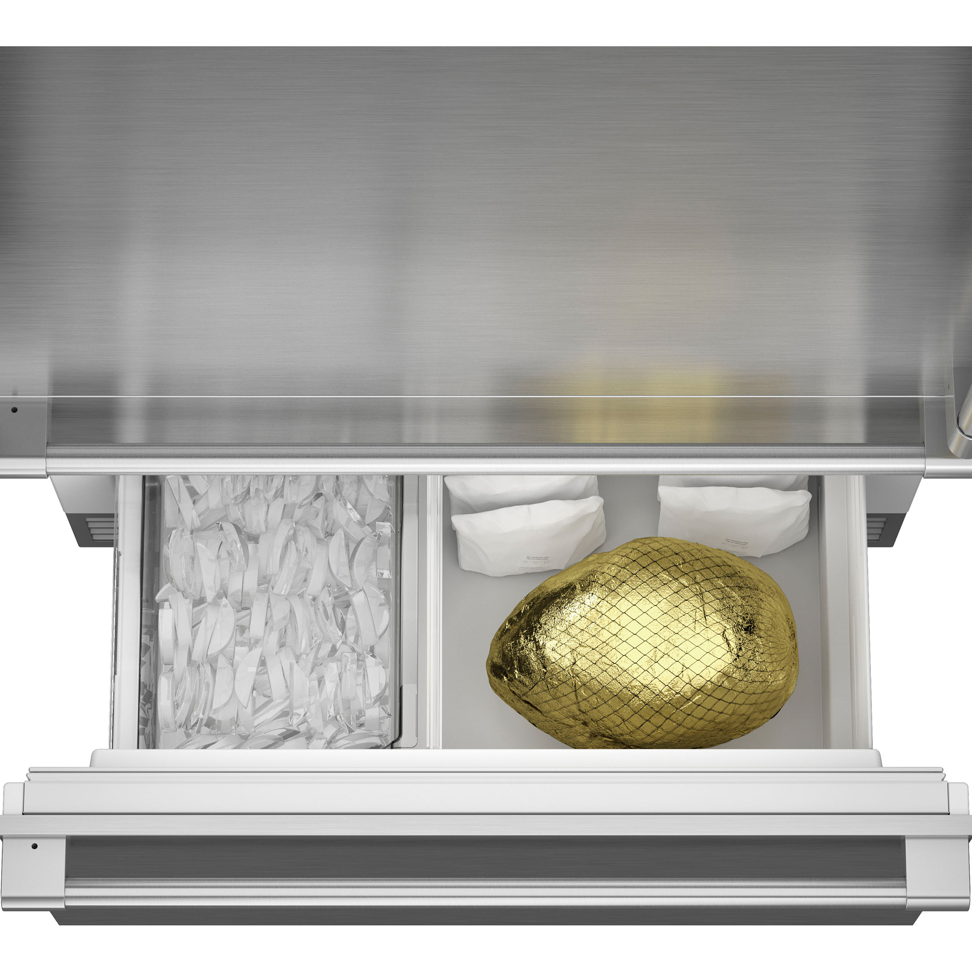 Monogram 36 in. 20.1 cu. ft. Built-In Smart Counter Depth Bottom ...