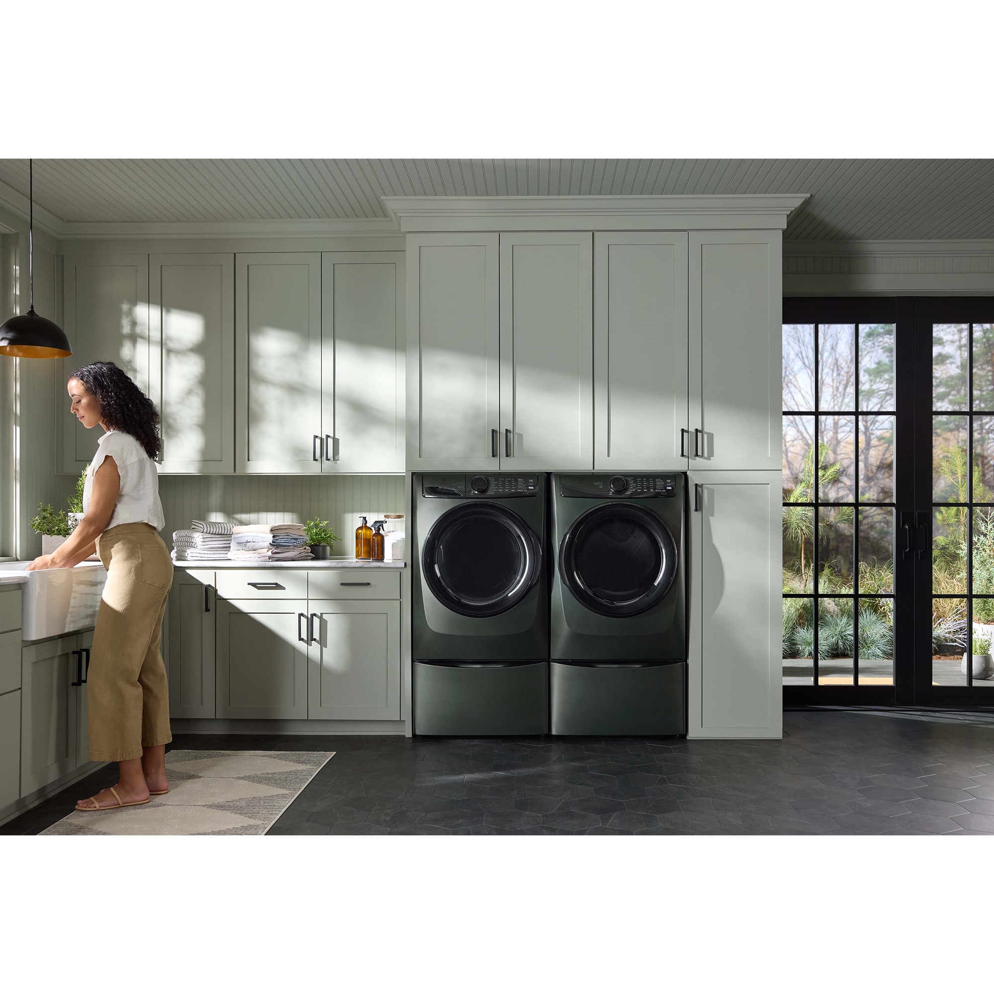 Electrolux 27 in. 4.5 cu. ft. Stackable Front Load Washer with LuxCare ...