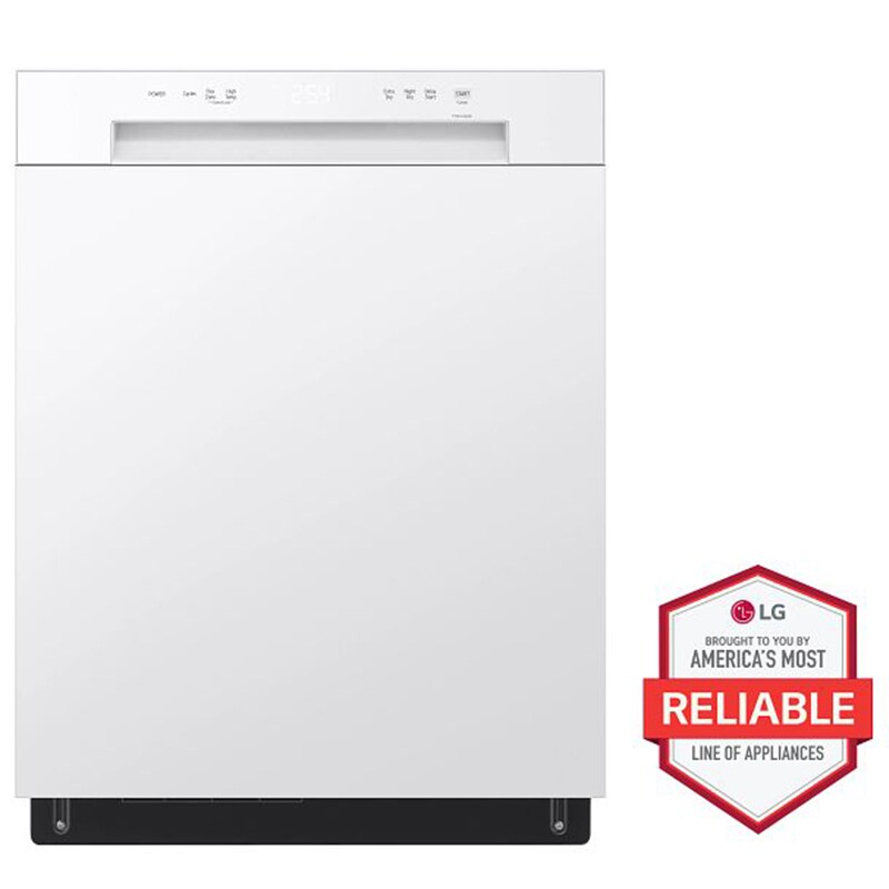 LG 24 in. Built-In Dishwasher with Front Control, 52 dBA Sound Level ...