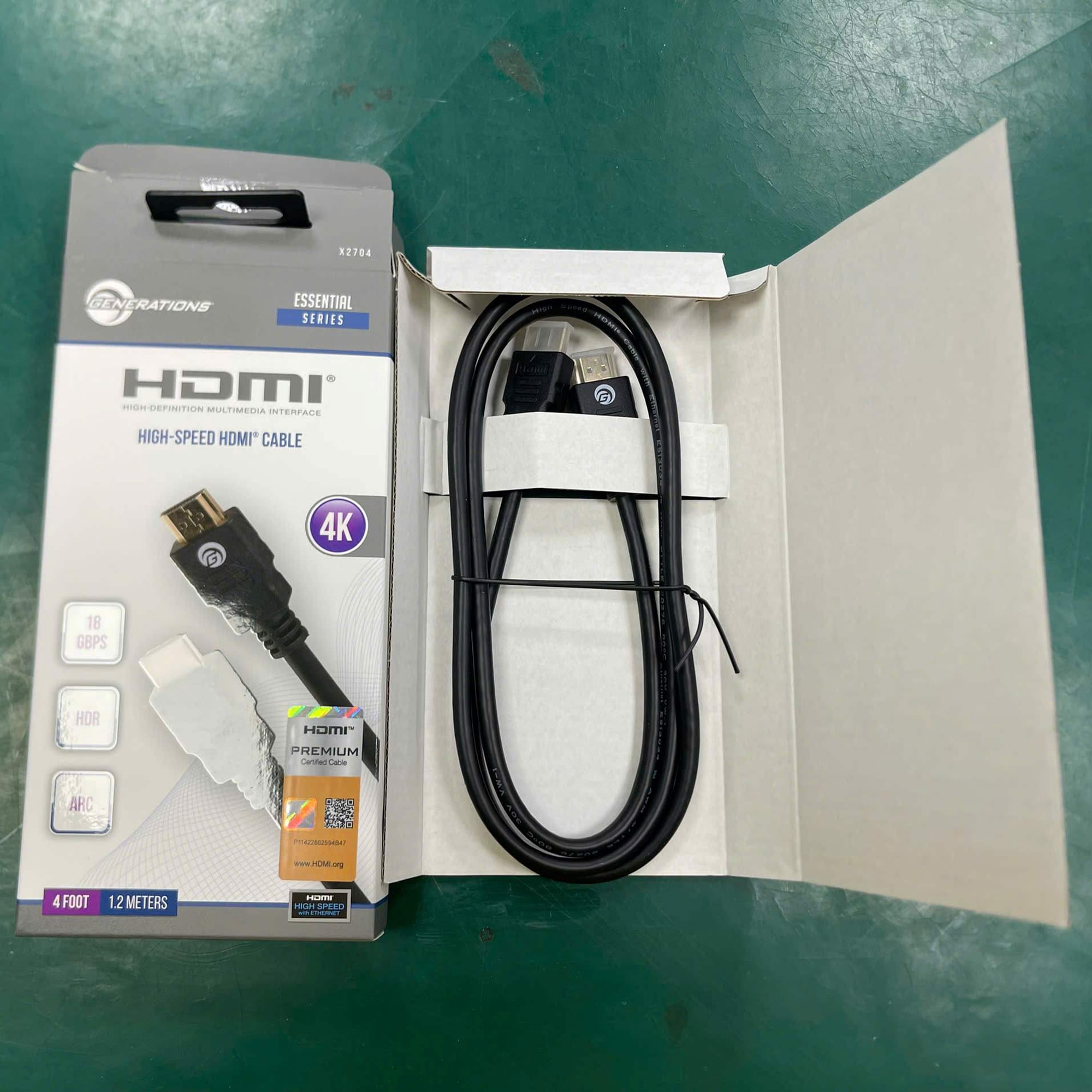 Generations 4K High-Speed 4Ft HDMI Cable | P.C. Richard & Son
