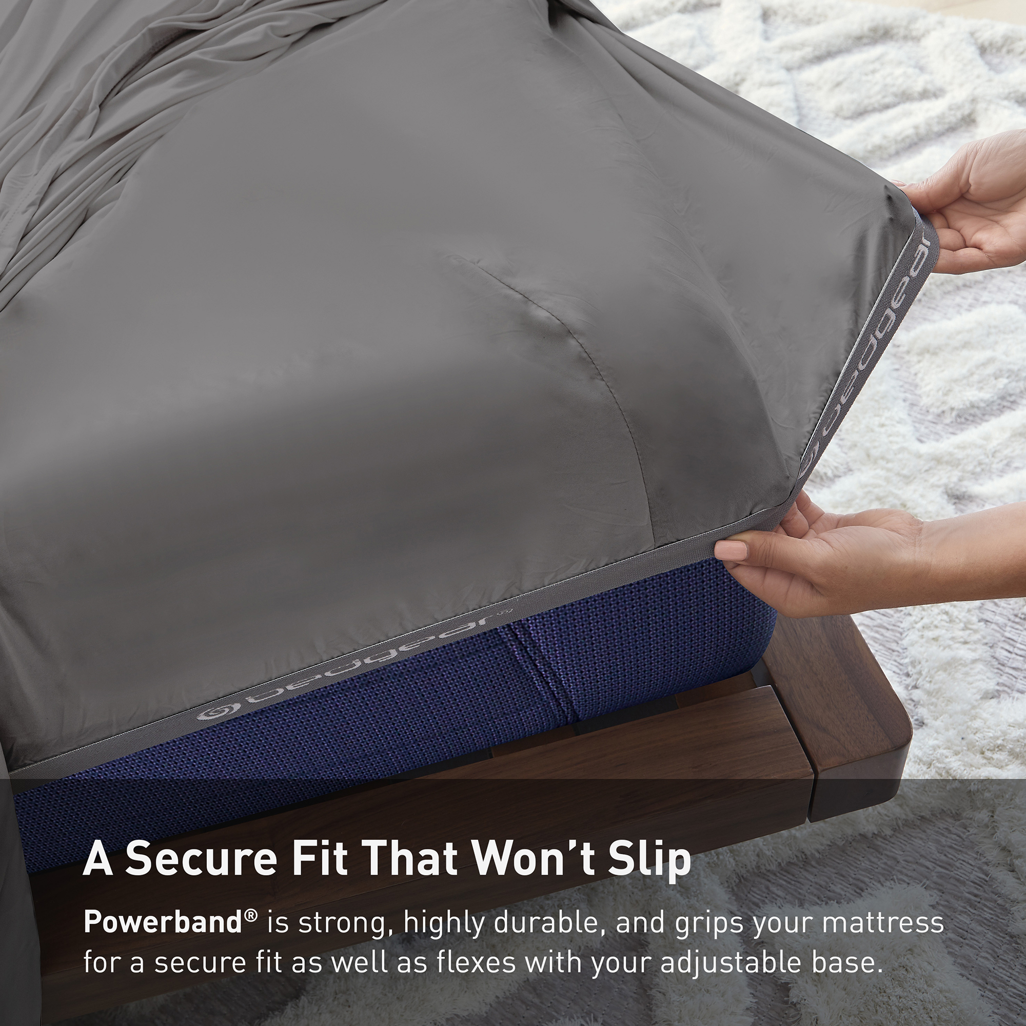 BEDGEAR Dri-Tec Performance Queen Size Mattress Sheet Set - Grey | P.C ...
