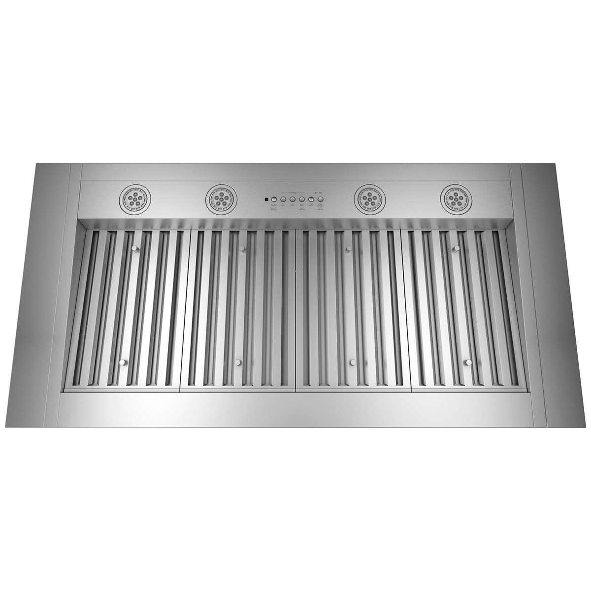 GE 48 in. Smart Convertible Standard Style Range Hood with 1200 CFM, 4 ...