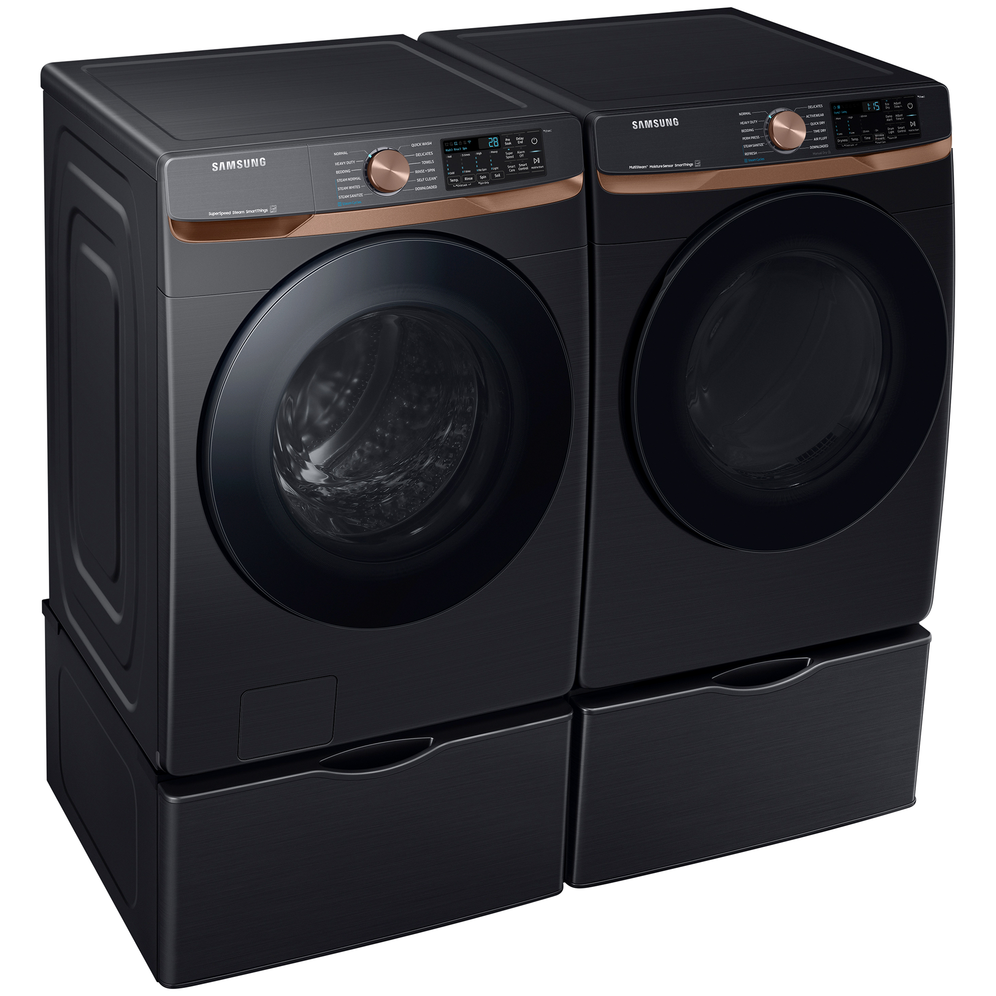 Samsung 27 in. 7.5 cu. ft. Smart Stackable Electric Dryer with ...