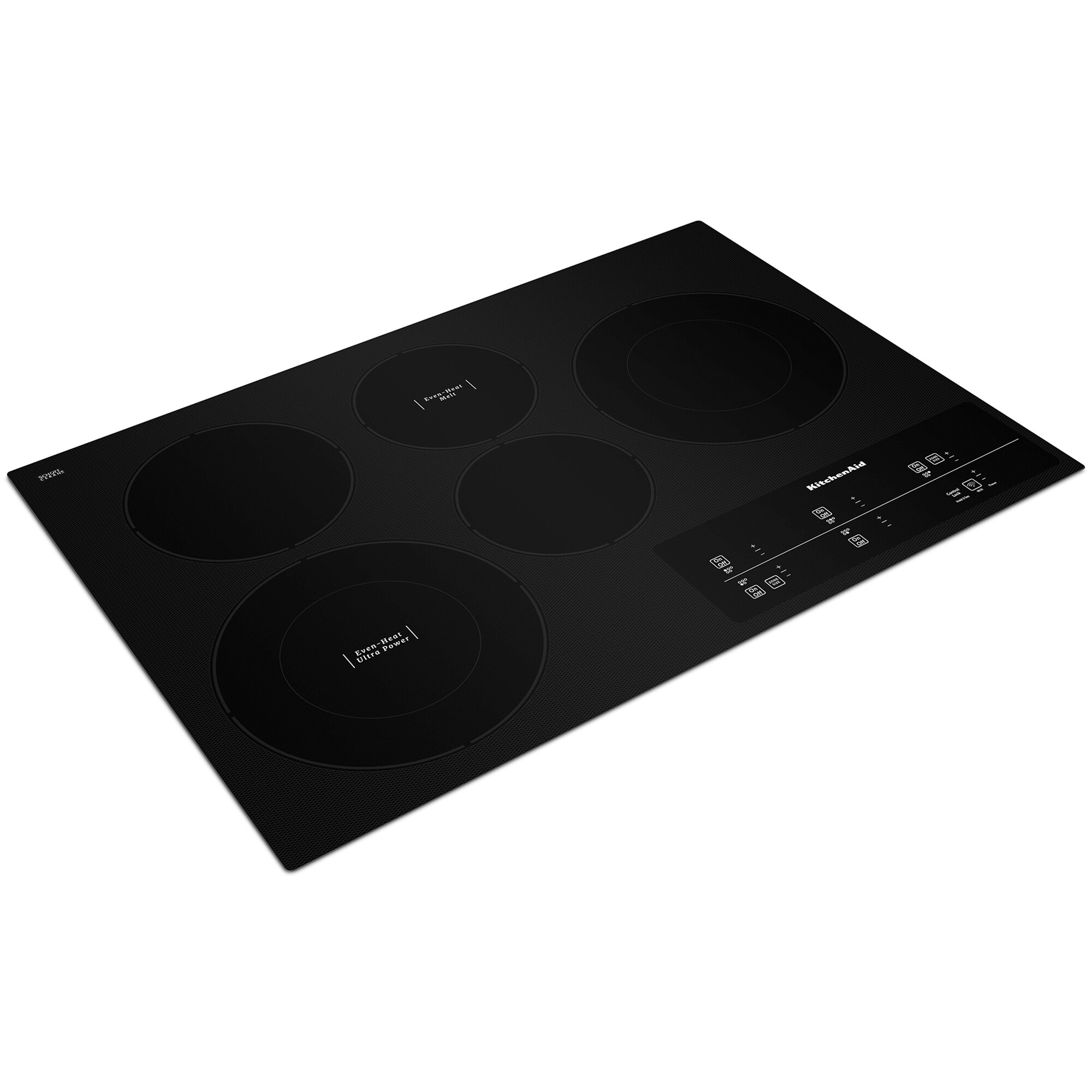 KitchenAid 30 in. 5-Burner Electric Cooktop with Simmer Burner & Power ...