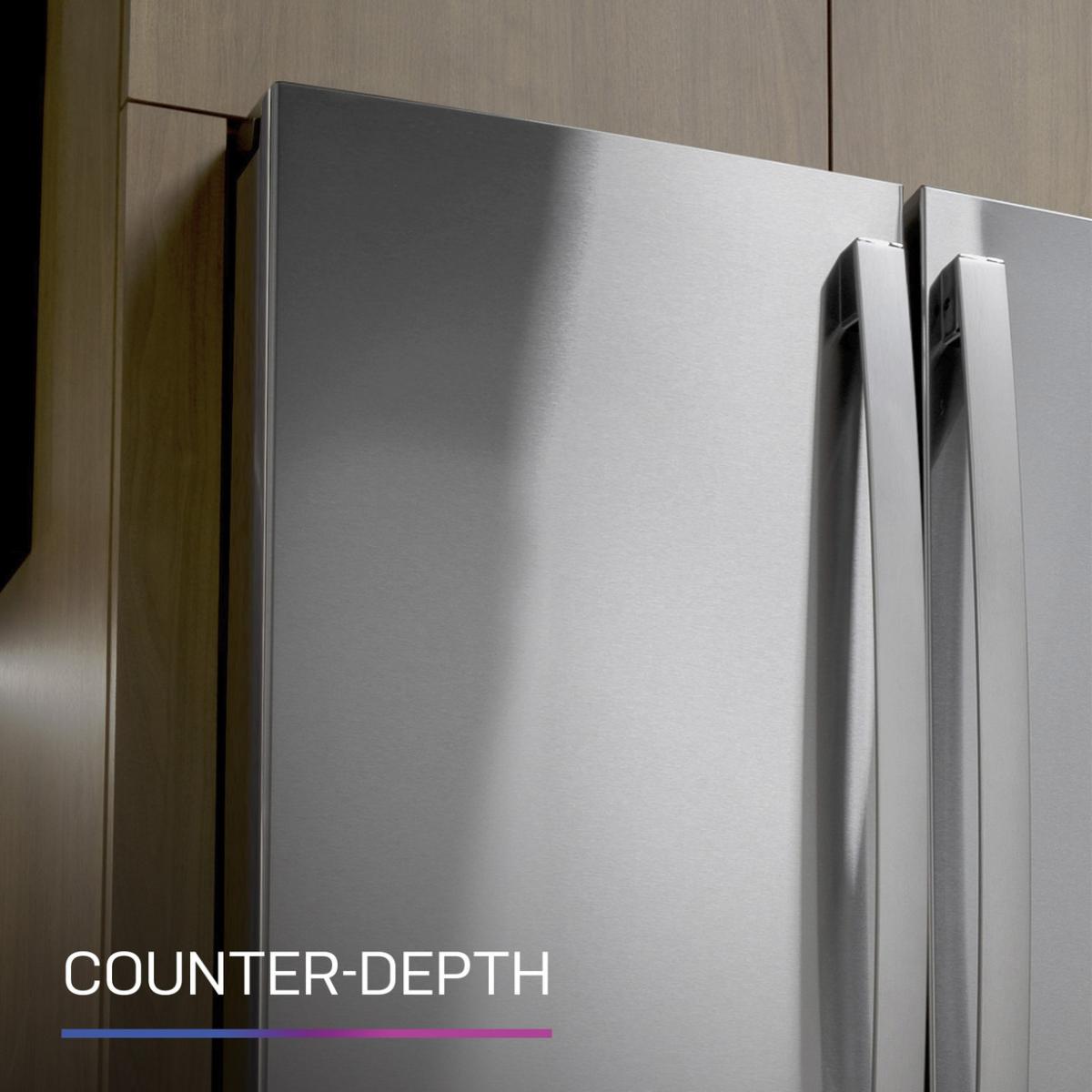 GE Profile 36 in. 22.4 cu. ft. Smart Counter Depth 4-Door French Door ...