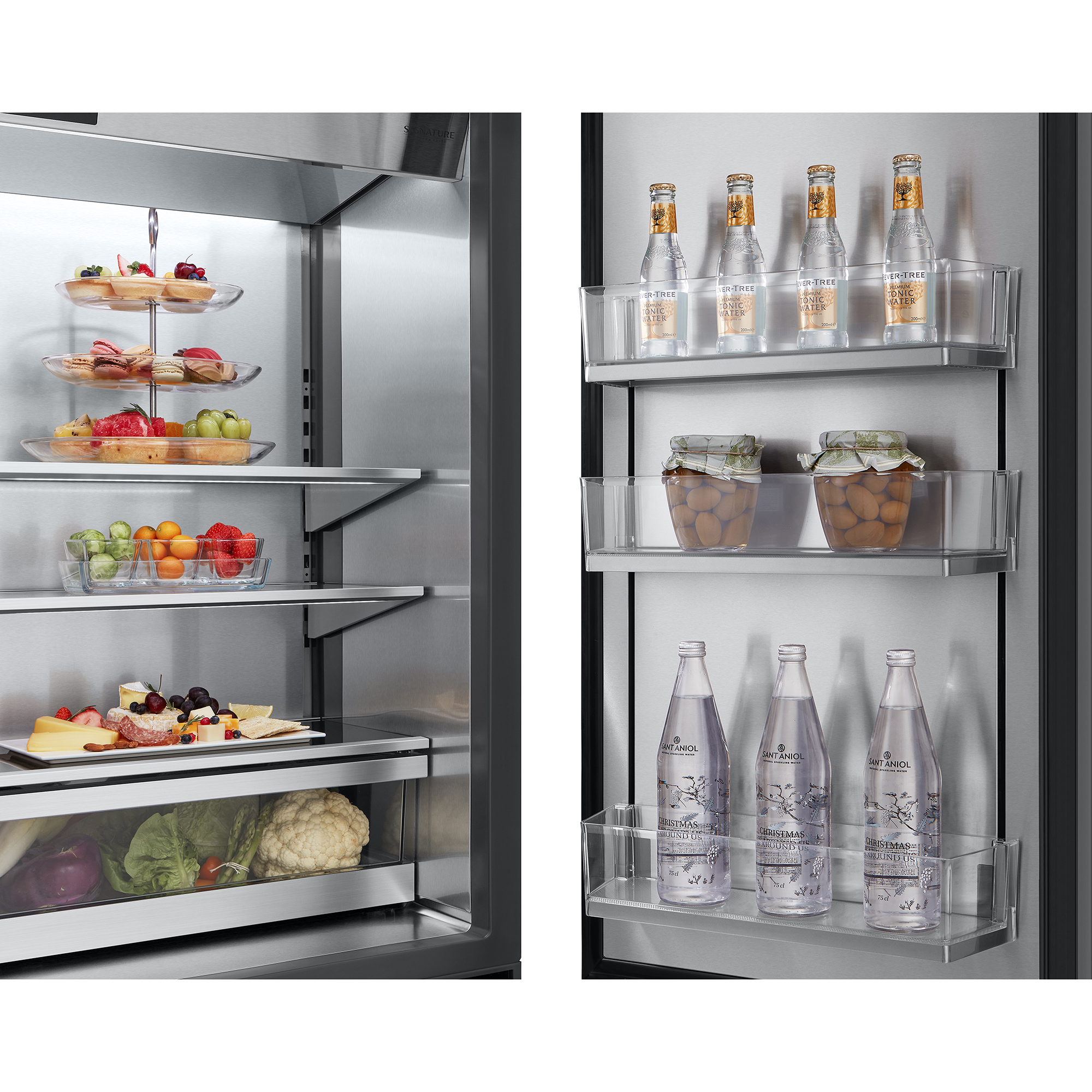 Signature Kitchen Suite 48 in. 26 cu. ft. Built-In Smart Counter Depth ...