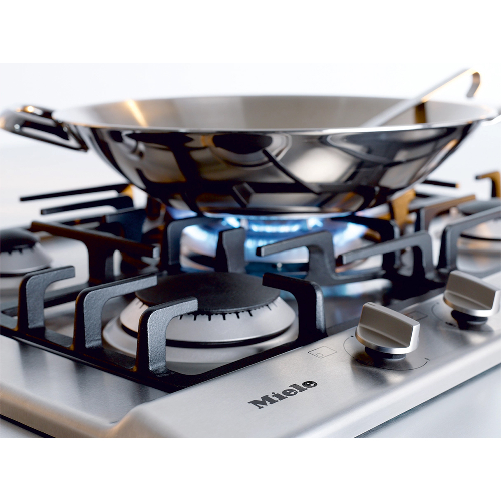 Miele 30 in. 5-Burner Natural Gas Cooktop - Stainless Steel | P.C ...