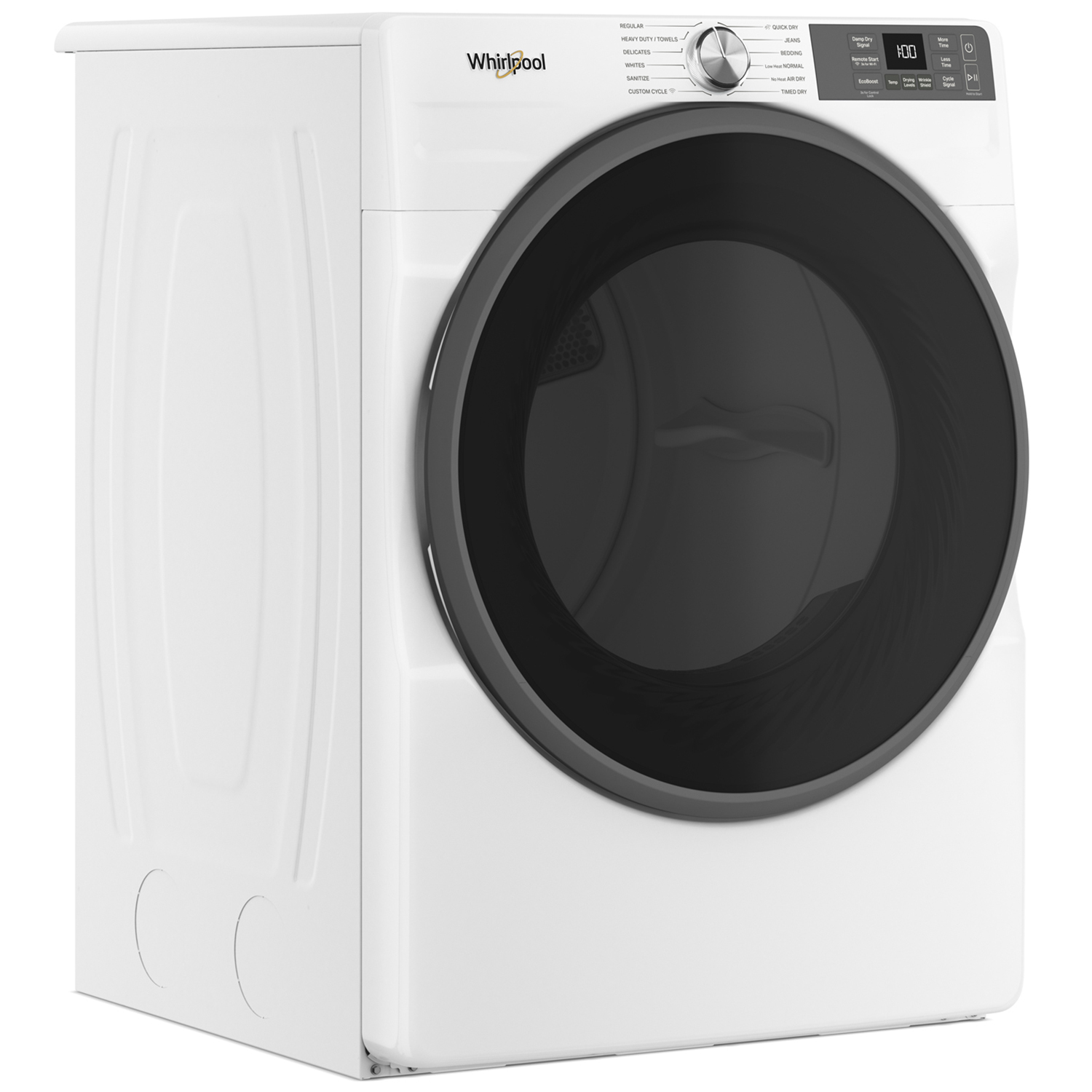 Whirlpool 27 in. 7.4 cu. ft. Smart Stackable Electric Dryer with Sensor ...
