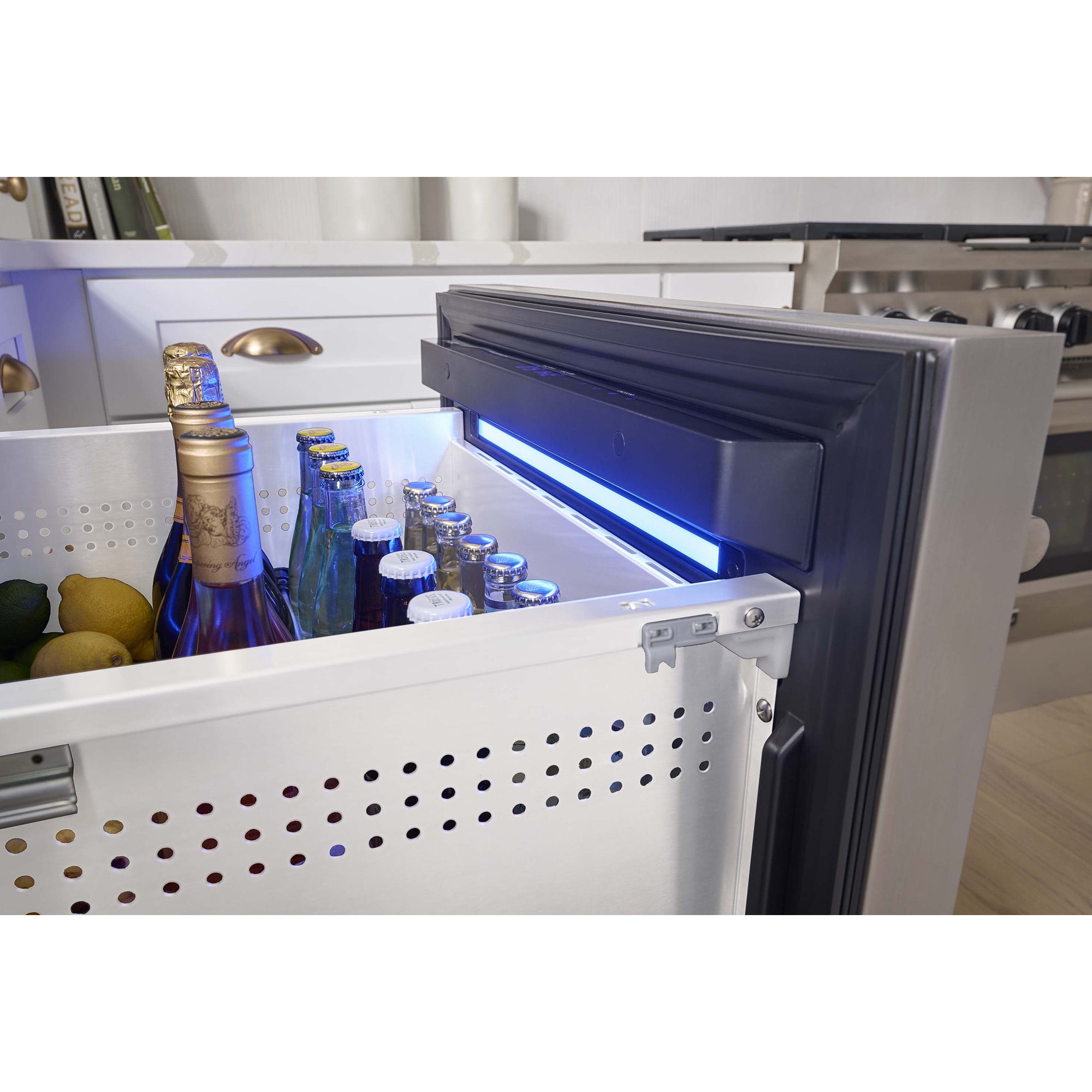 Zephyr Presrv Series 24 in. 5.4 cu. ft. Double Refrigerator Drawers ...