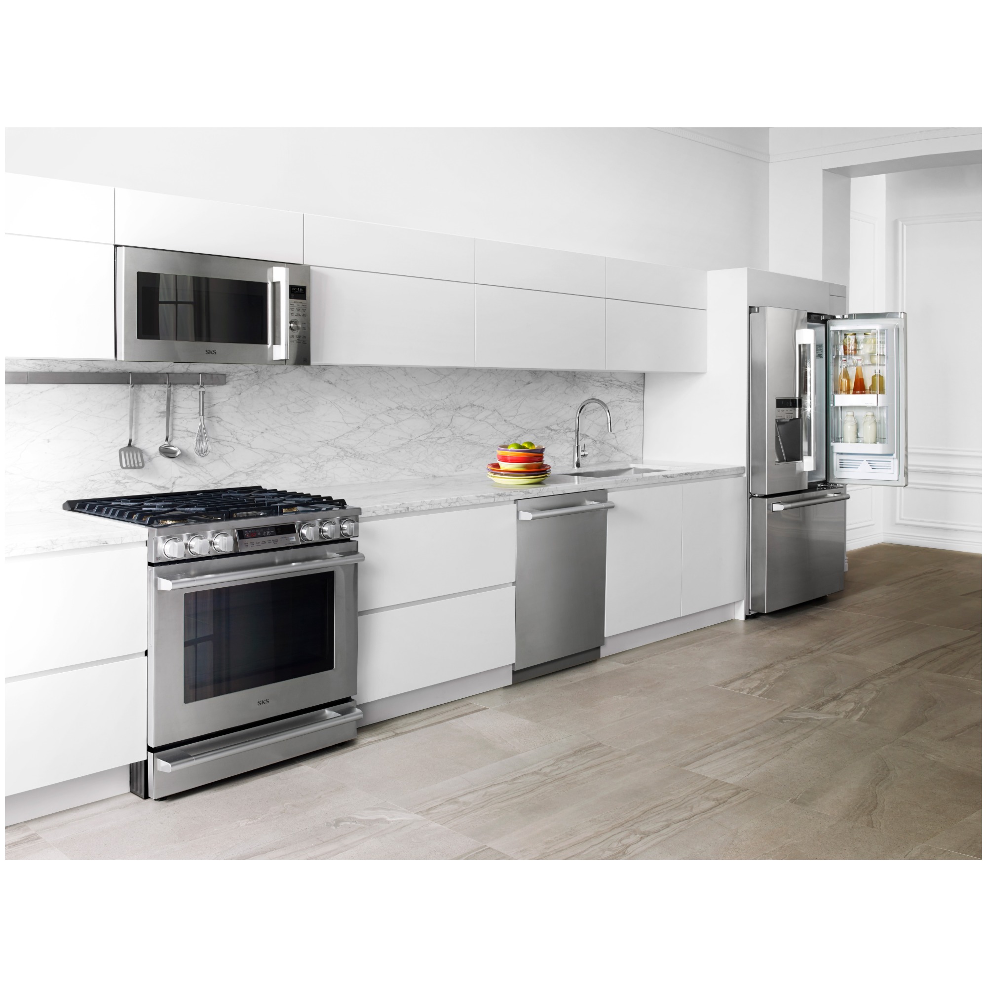 Signature Kitchen Suite 30 in. 6.3 cu. ft. Smart Standard Convection ...