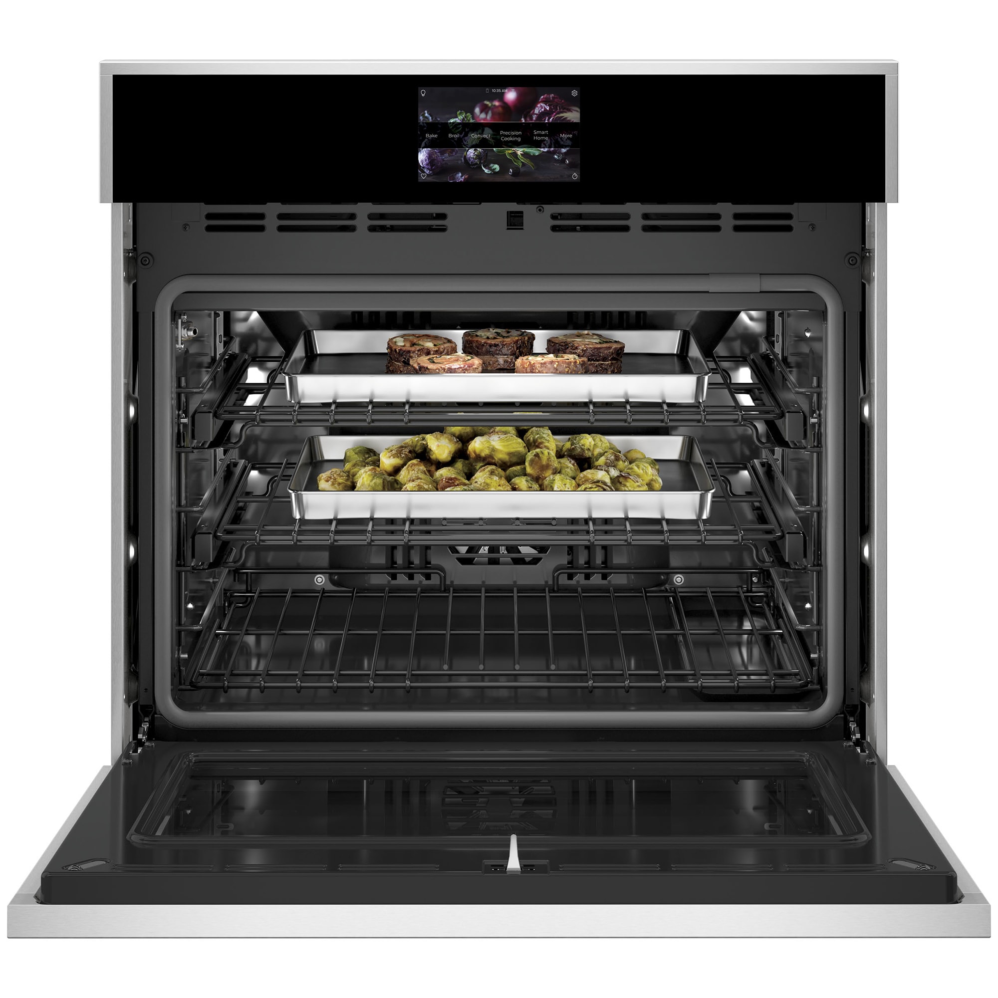 Monogram Minimalist Series 30 in. 5 cu. ft. Smart Electric Single Wall ...