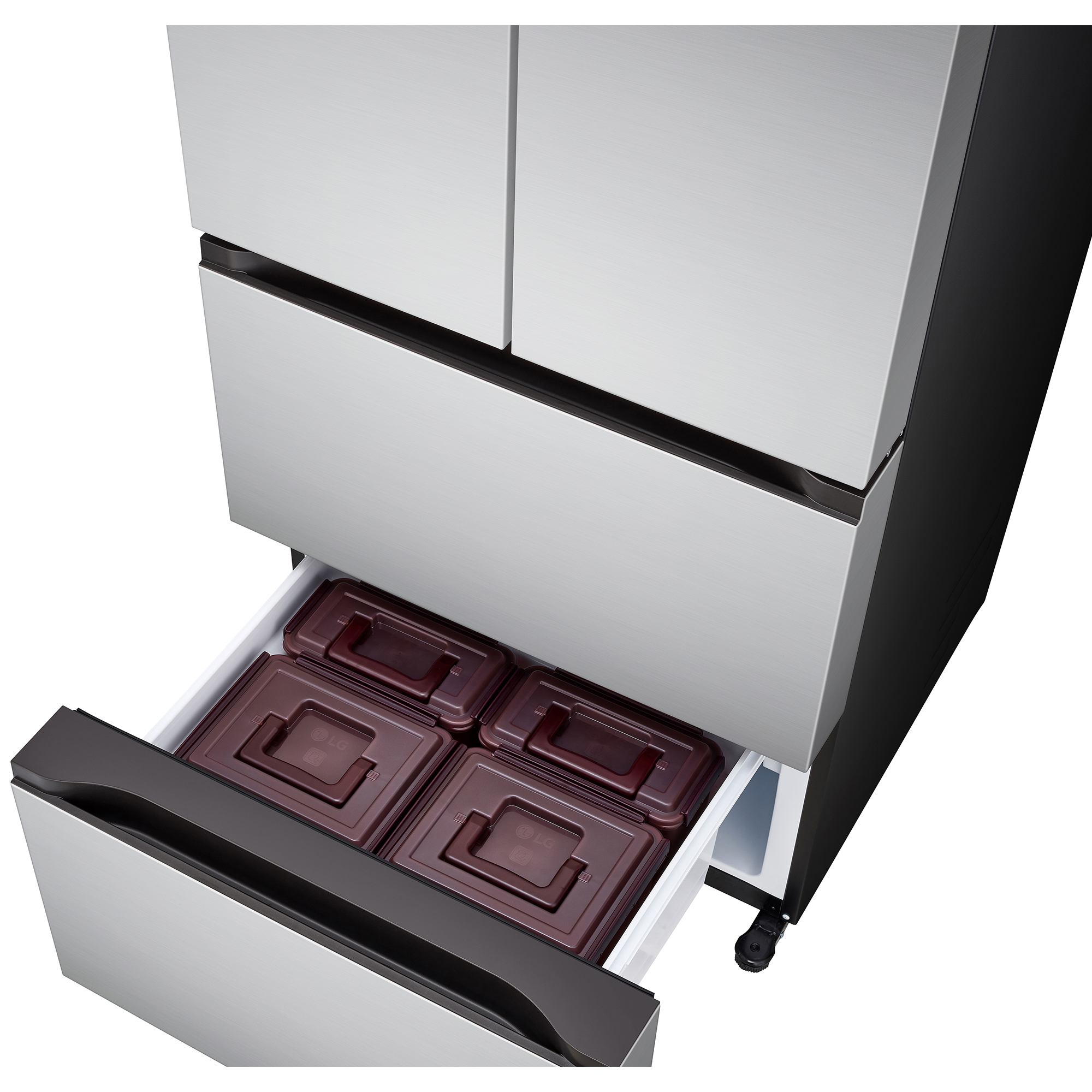 LG Kimchi/Specialty Food 30 in. 14.3 cu. ft. Smart 4-Door French Door ...