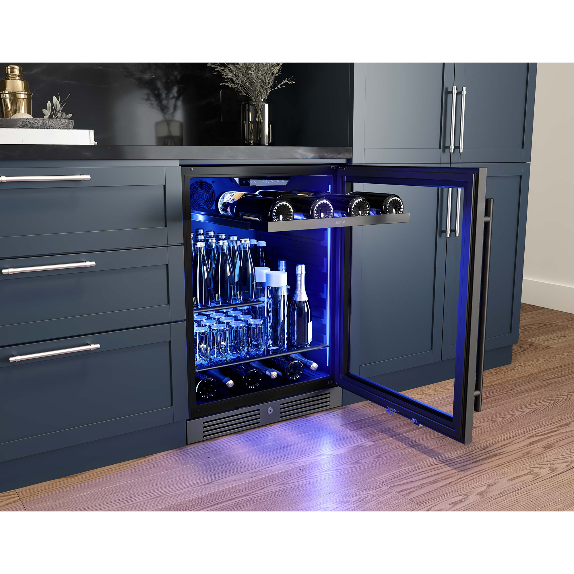 Zephyr Presrv Series 24 in. Built-In/Freestanding 5.6 cu. ft. Compact ...