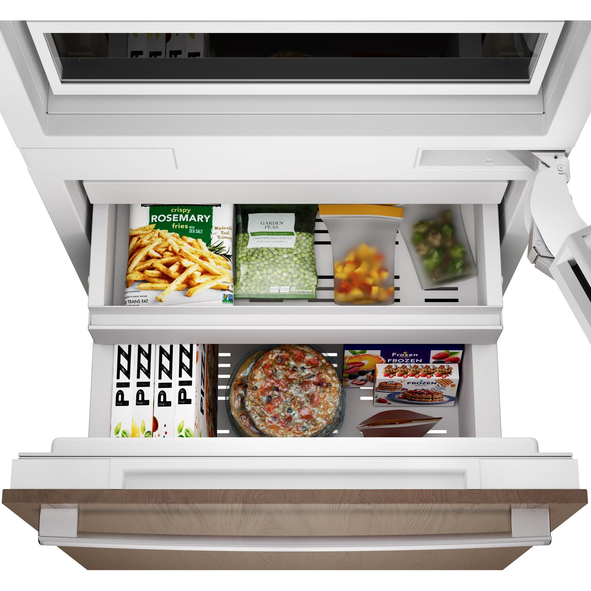 Bosch Benchmark Series 30 in. 16.5 cu. ft. Built-In Smart Counter Depth ...