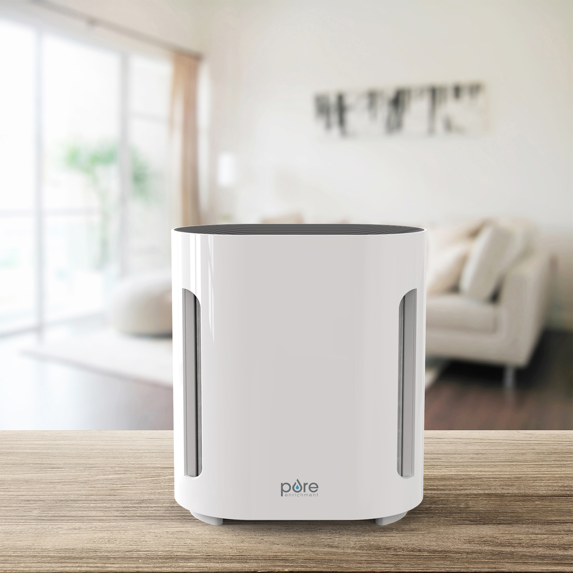 Pure Enrichment HEPA Air Purifier with 3 Stages of Filtration, 3 Fan ...