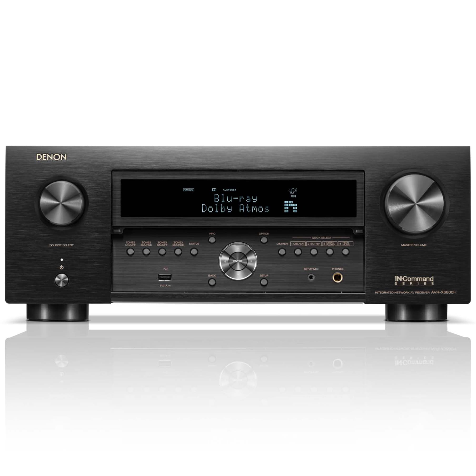 Denon 8K Video & 3D Audio Experience, 11.4 Channel Receiver with Built ...
