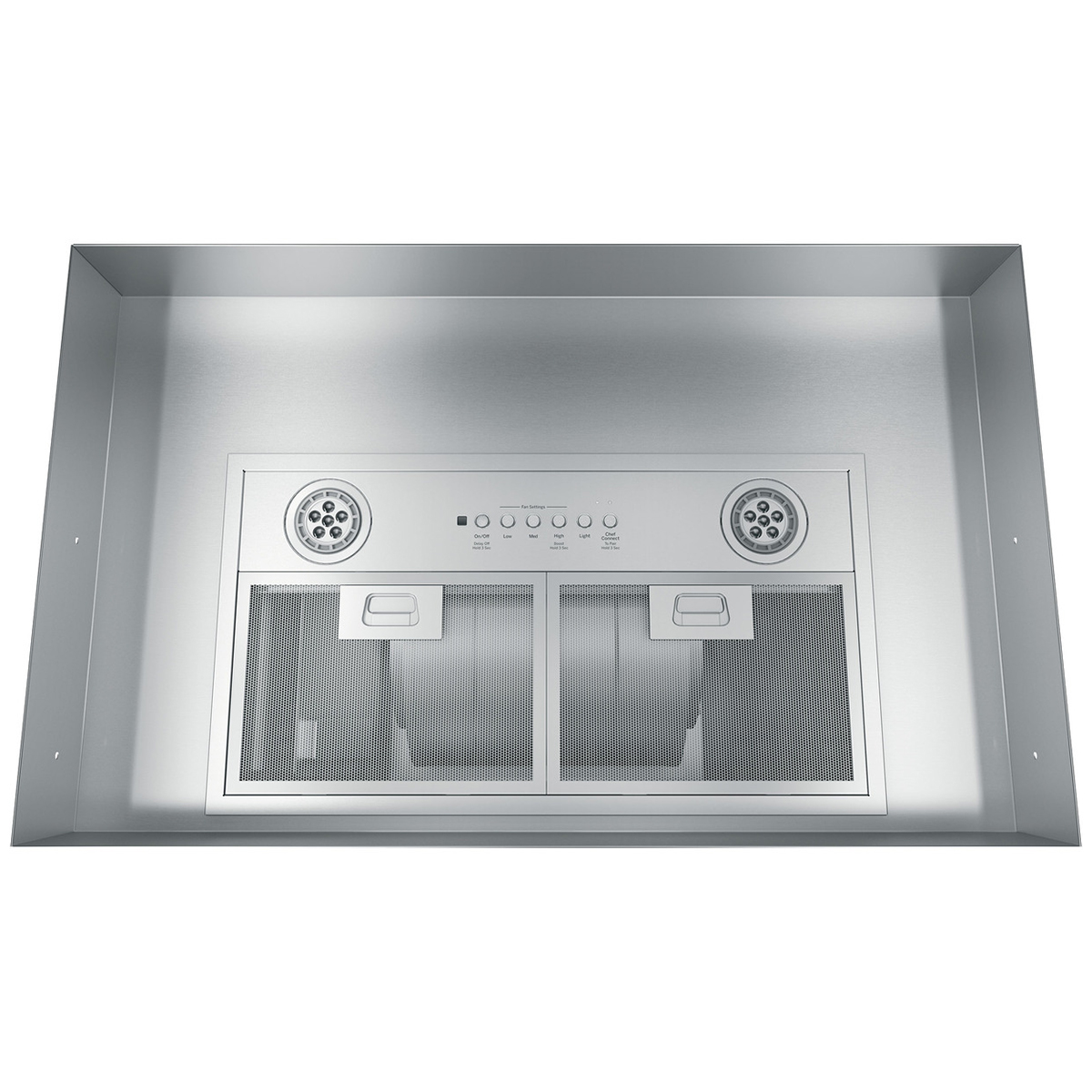 GE 20 in. Convertible Standard Style Range Hood with 390 CFM, 4 Fan ...