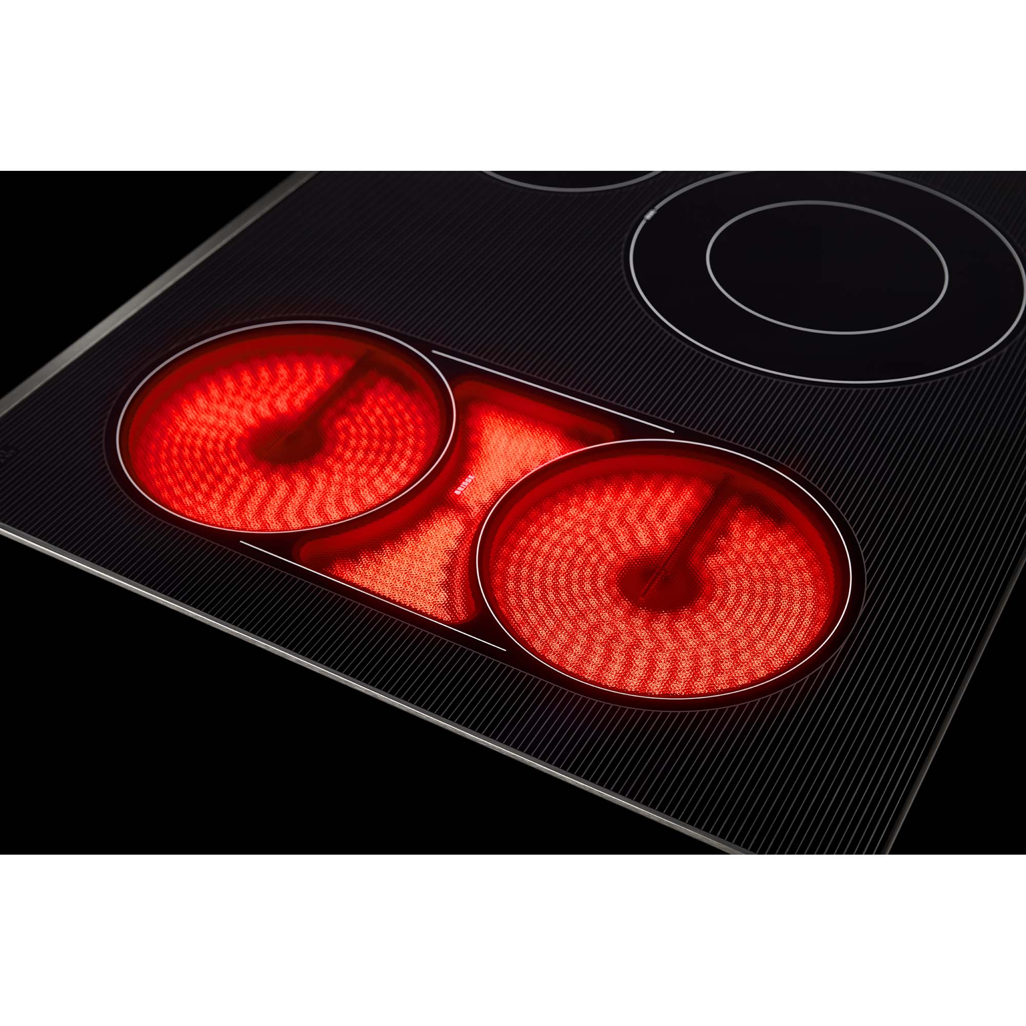 Maytag 30 in. 4-Burner Electric Cooktop with Power Burner, Reversible ...