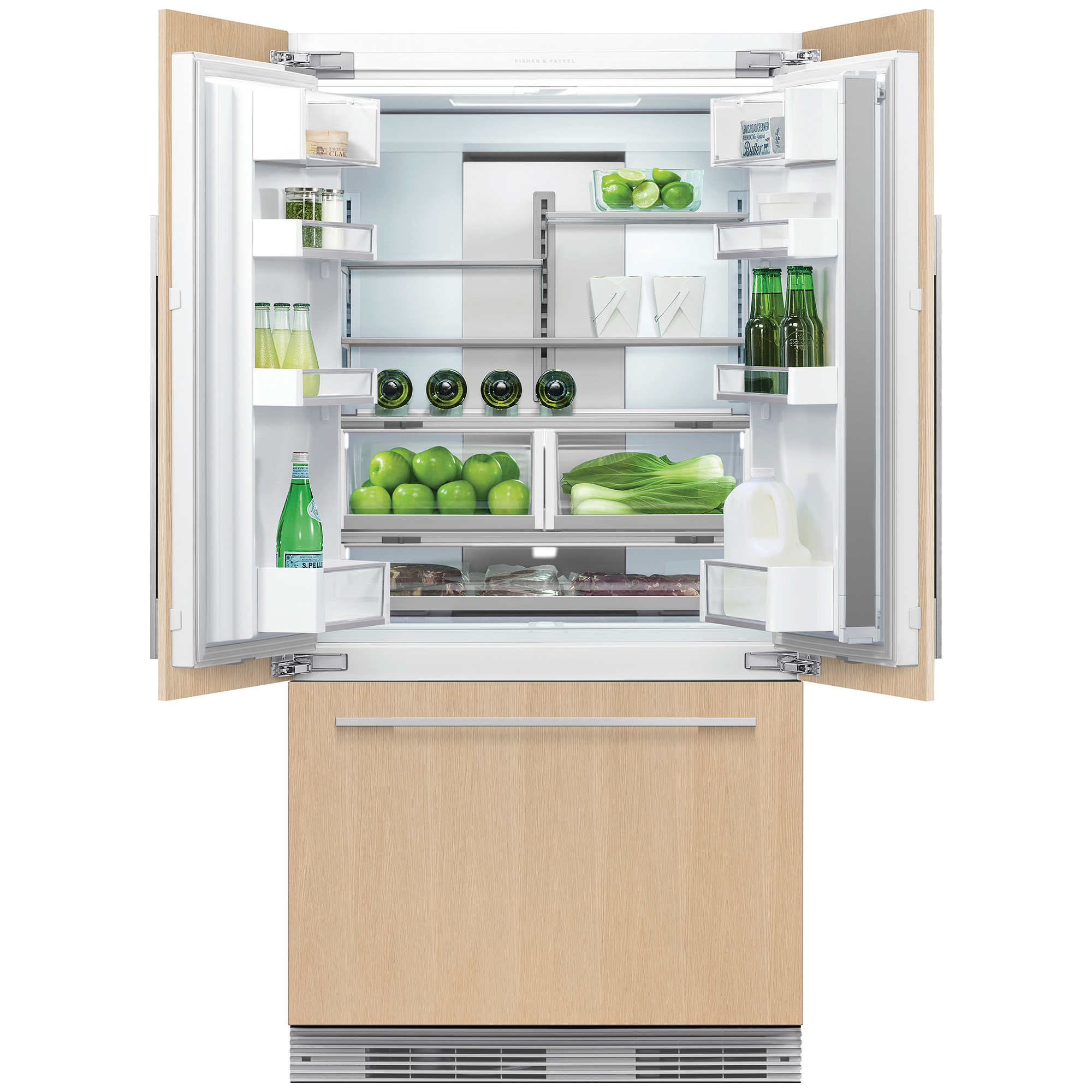 Fisher & Paykel Series 7 36 in. 16.8 cu. ft. Built-In Smart Counter ...