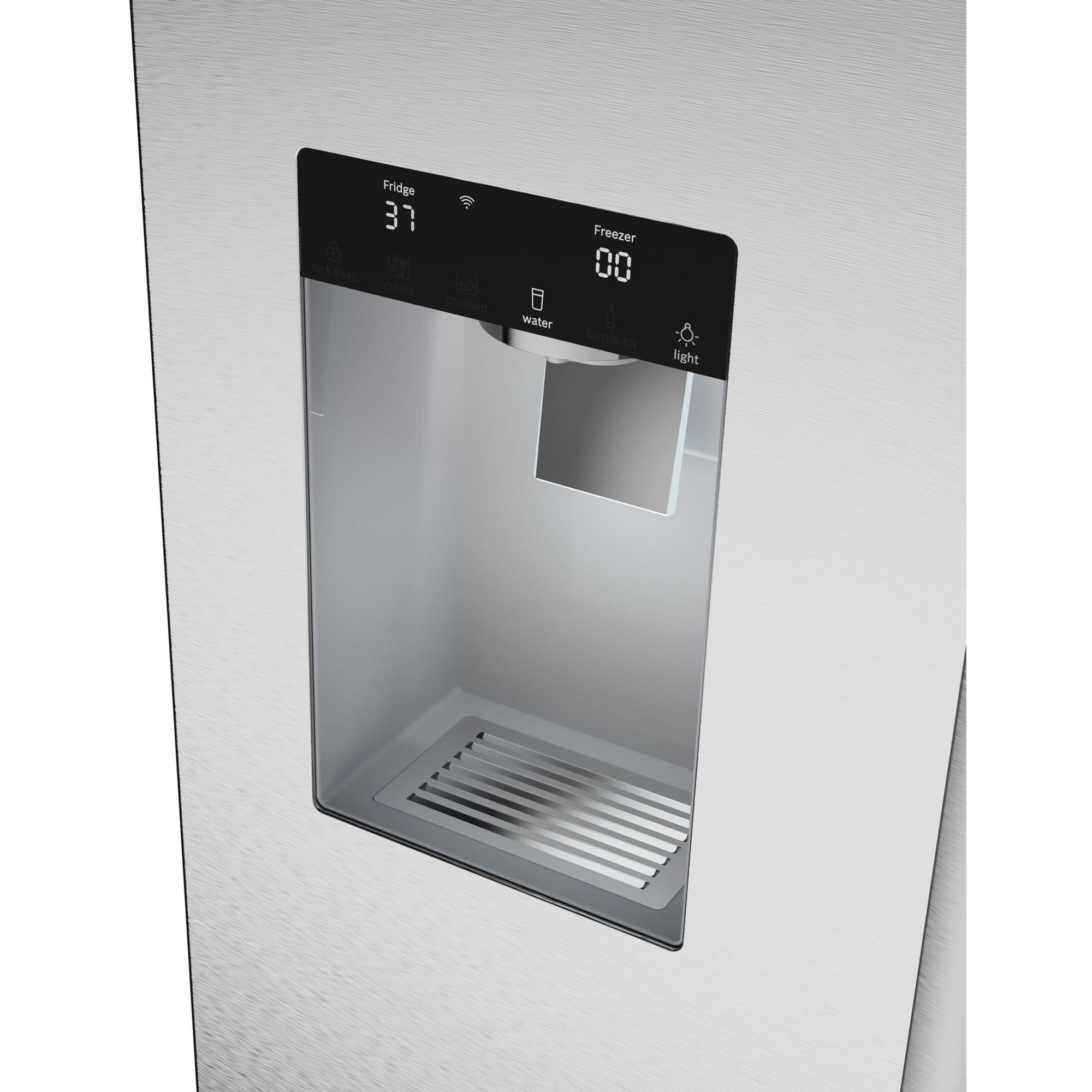 Bosch 500 Series 36 in. 26 cu. ft. Smart French Door Refrigerator with ...