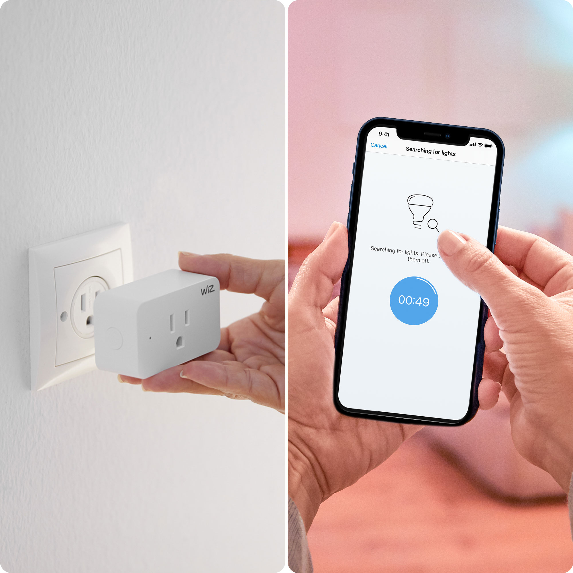 WiZ - Smart Plug - White | P.C. Richard & Son