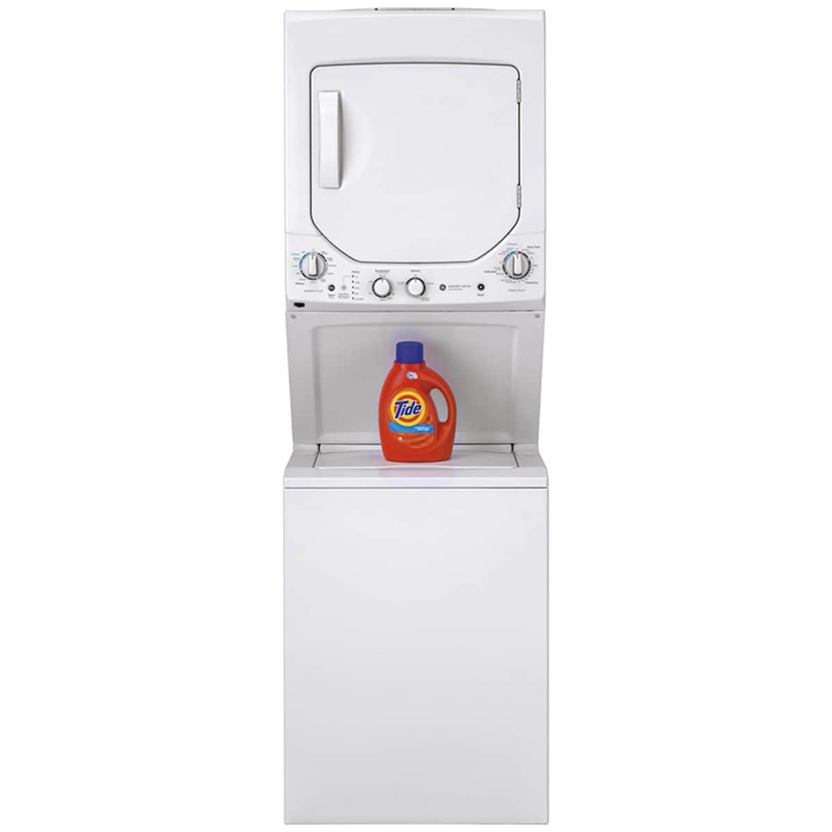 GE 24 in. Laundry Center with 2.3 cu. ft. Washer with 11 Wash Programs ...