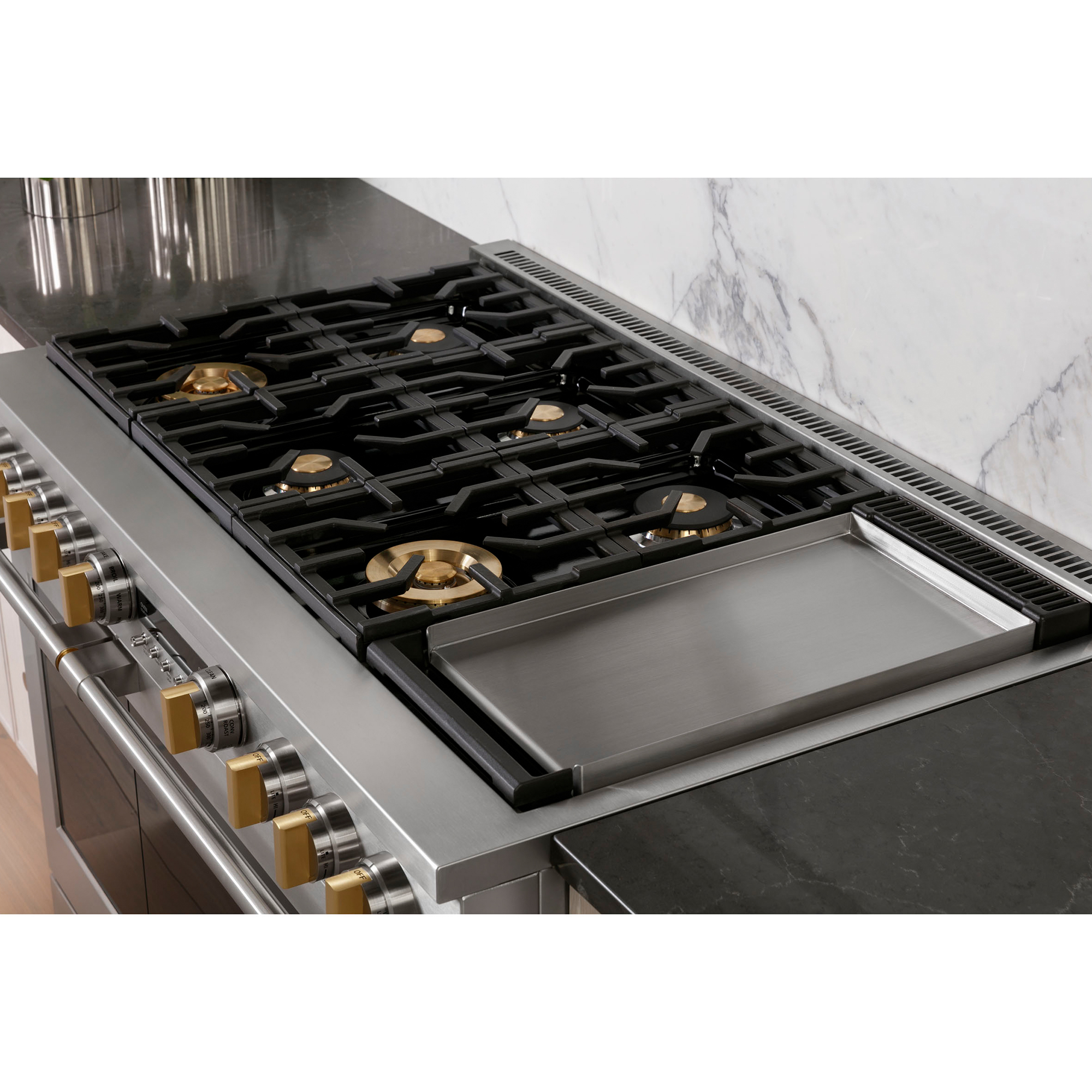 Monogram Statement Series 48 in. 8.9 cu. ft. Smart Standard Convection ...