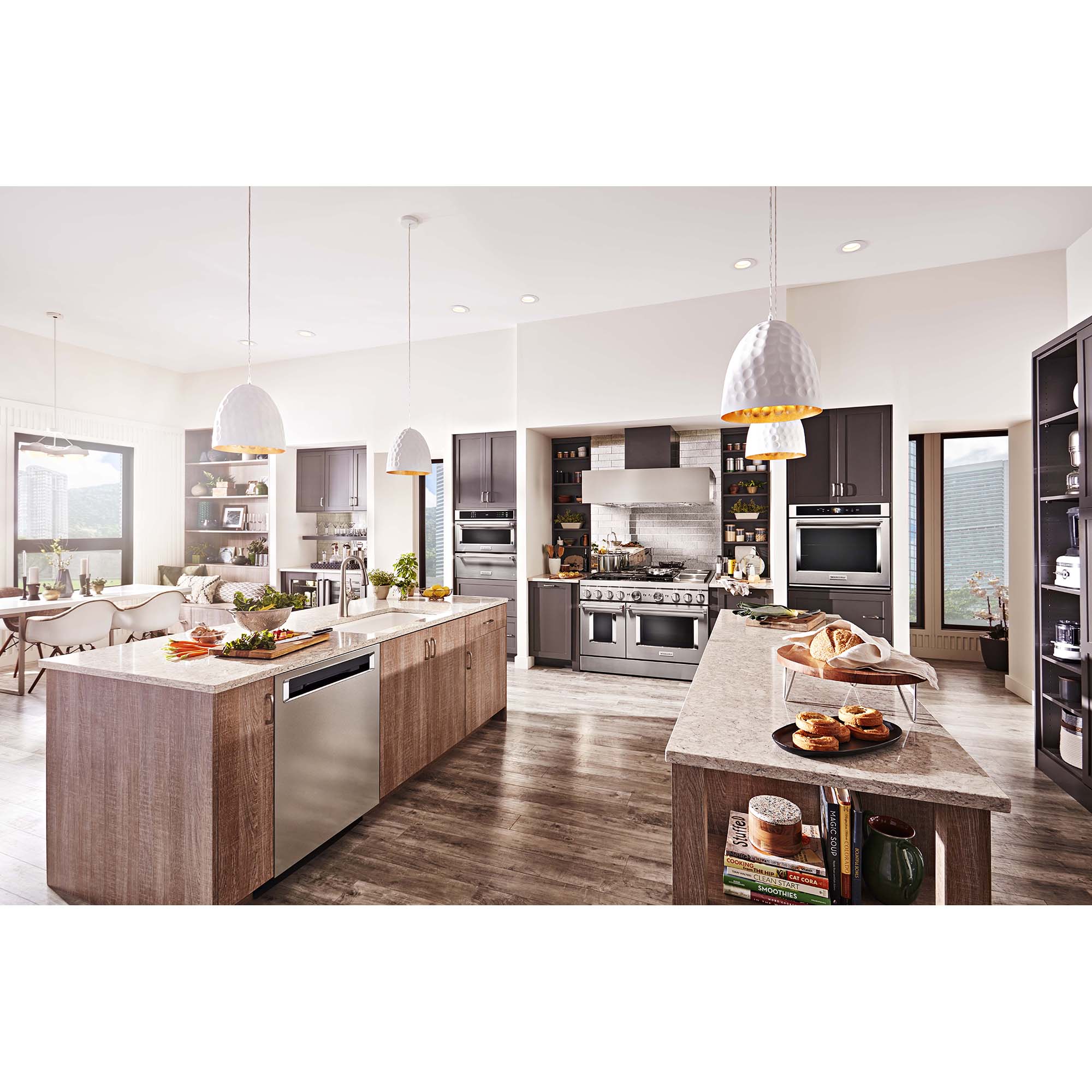 Whirlpool 48 in. Ducted Standard Style Range Hood with 3 Fan Speeds & 4 ...
